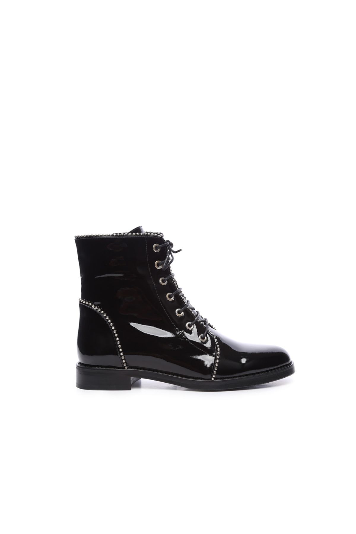 KEMAL TANCA Hakiki Deri Siyah Kadın Casual Bot