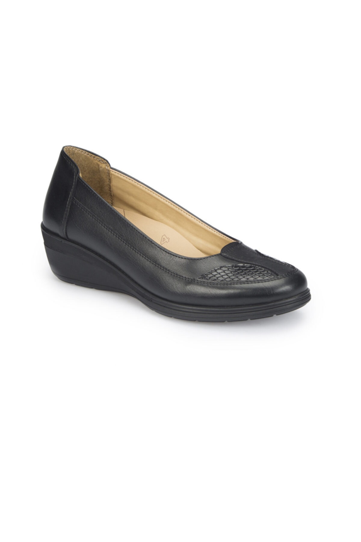 Polaris 5 Nokta Kadın Siyah Ayakkabı