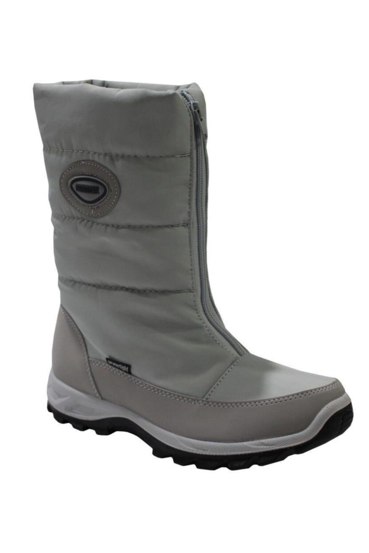 Scooter Kadın Gri Asla Su Geçirmez Kar Bot Çizme Scooter Kadın Gri Asla Su Geçirmez Kar Bot Çizme