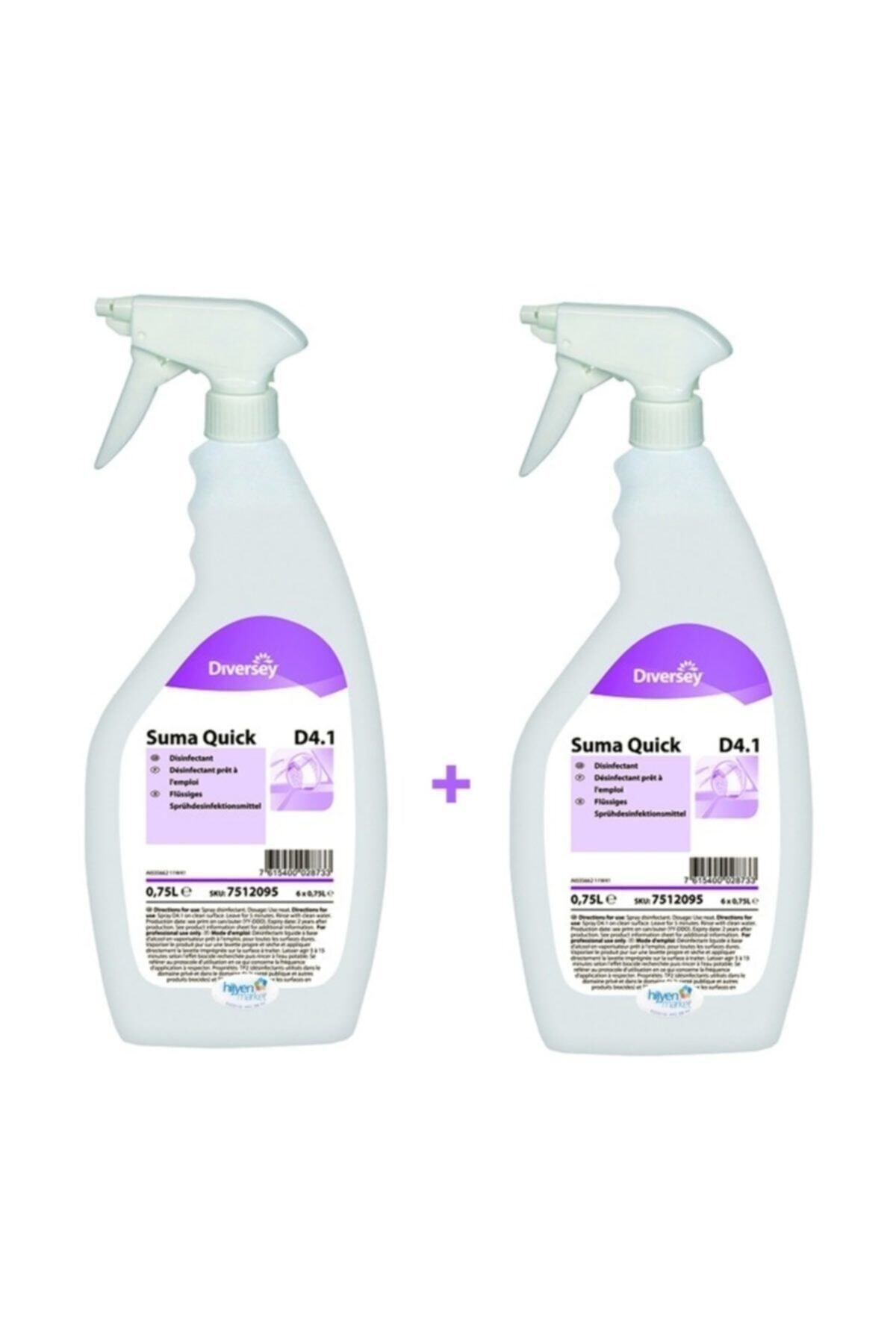 Diversey Suma Quick D4.1 Püskürtme Yüzey Dezenfektanı. 2 Adet. 990353 ...