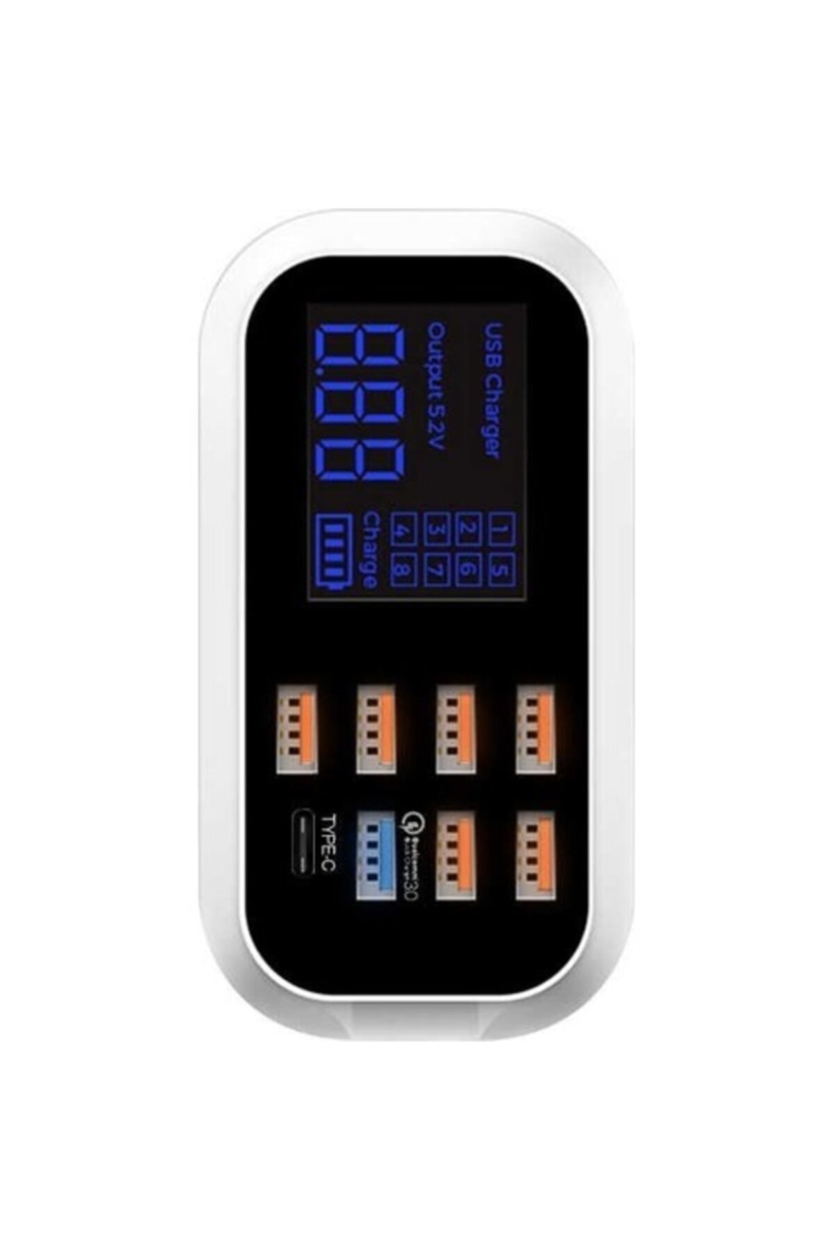 Paleon Doolike Çoklu Usb 8 Port Şarj Doldurma Hızlı Şarj Adaptörü ( Typ ...