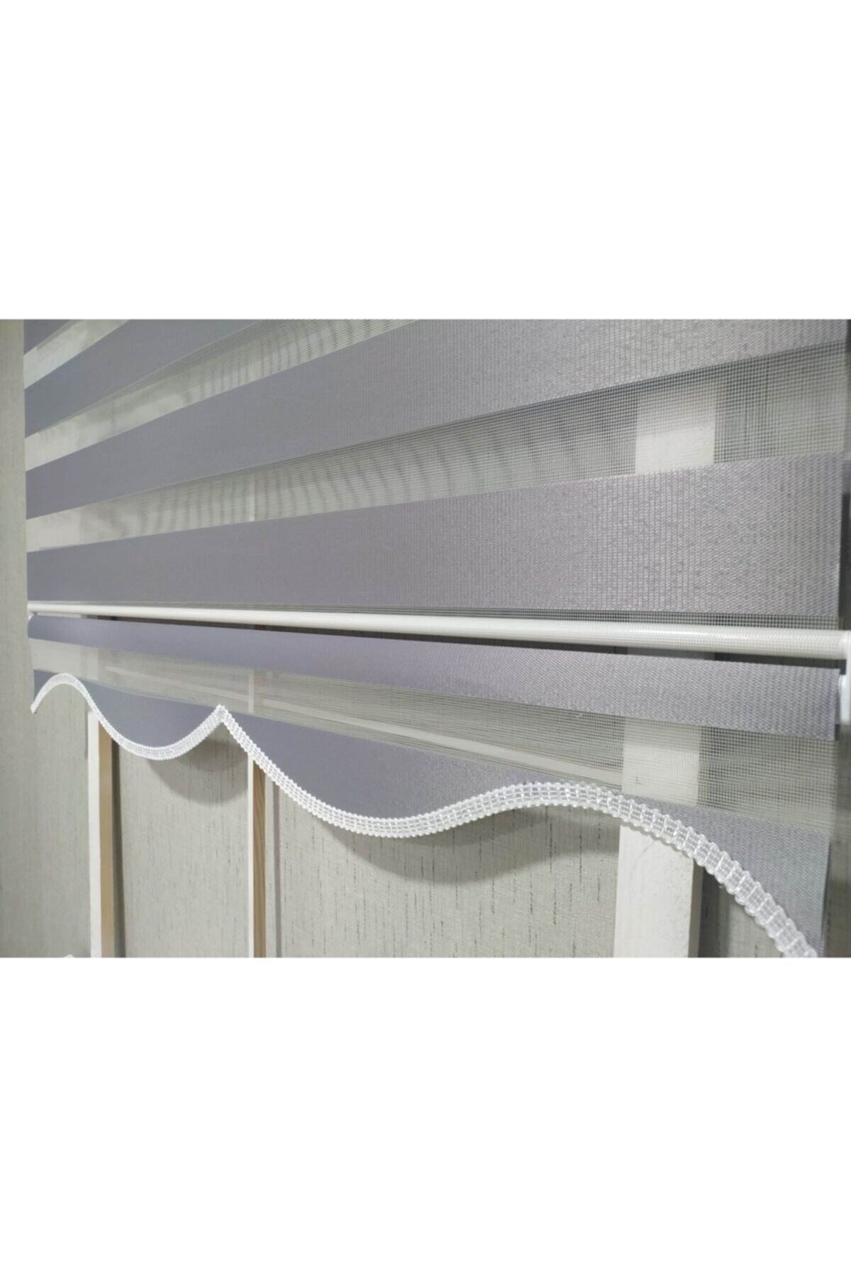 storyperde Dilimli Zebra Perde Gri 180x200 - Fiyatı, Yorumları