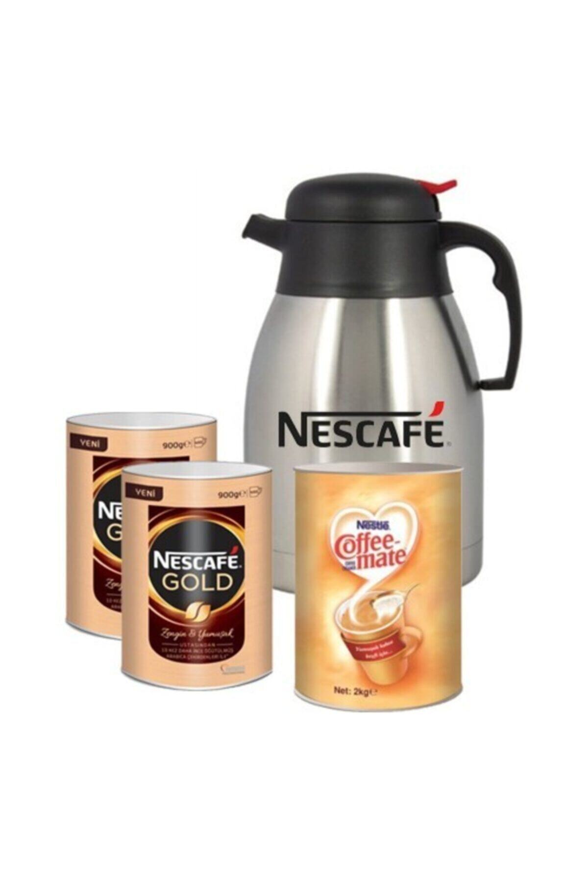 Nescafe Gold Eko Paket 2 X 900 G + Coffee Mate 2 Kg + Termos Fiyatı ...