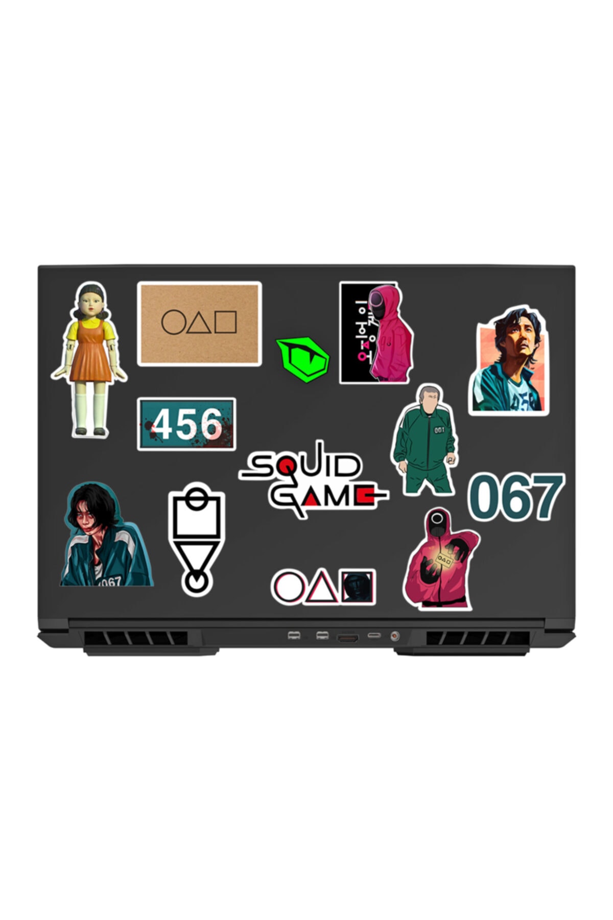NANOSPACE Squid Game Pc/ Tablet/ Telefon/ Beyaz Eşya Vb. Sticker Seti ...