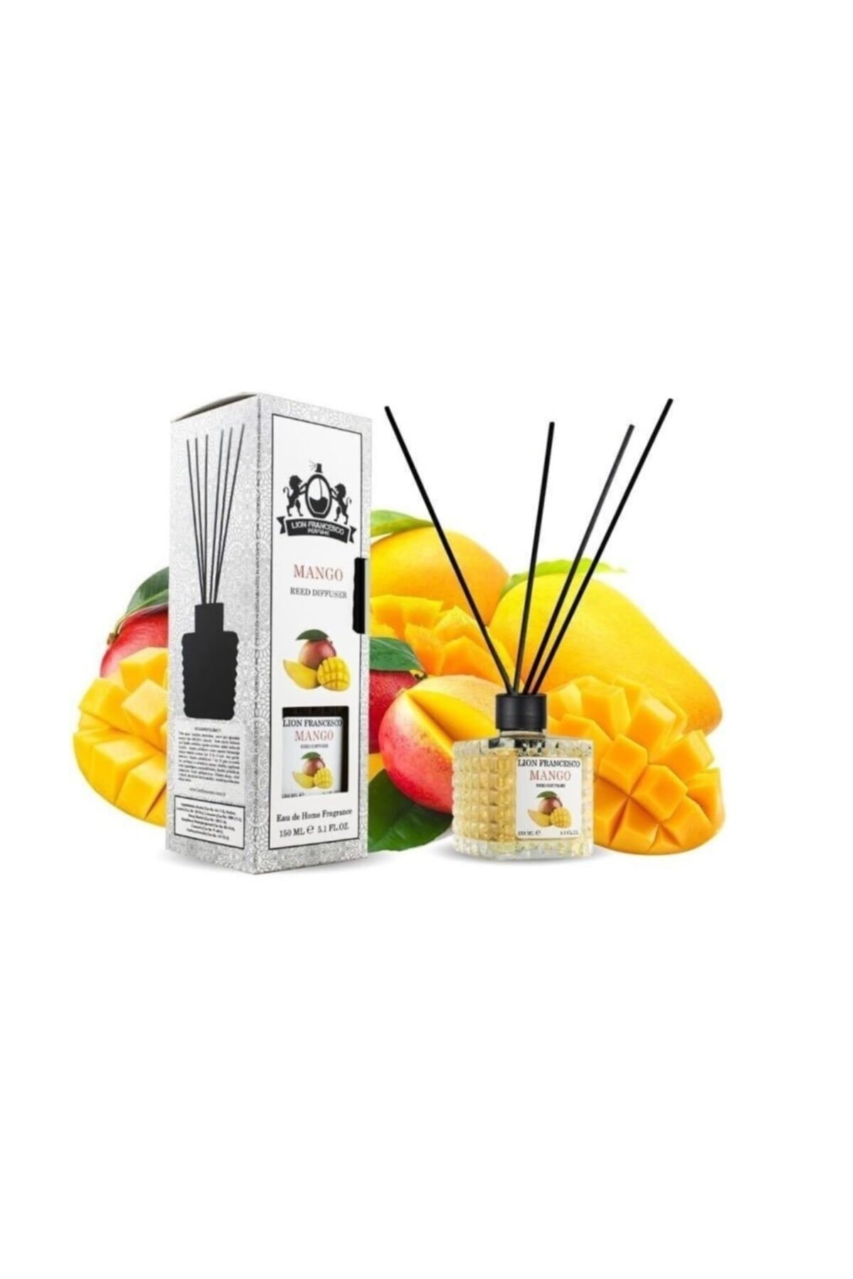 Lion Francesco Reed Diffuser Mango Bambu Çubuklu Oda Kokusu 150ml ...