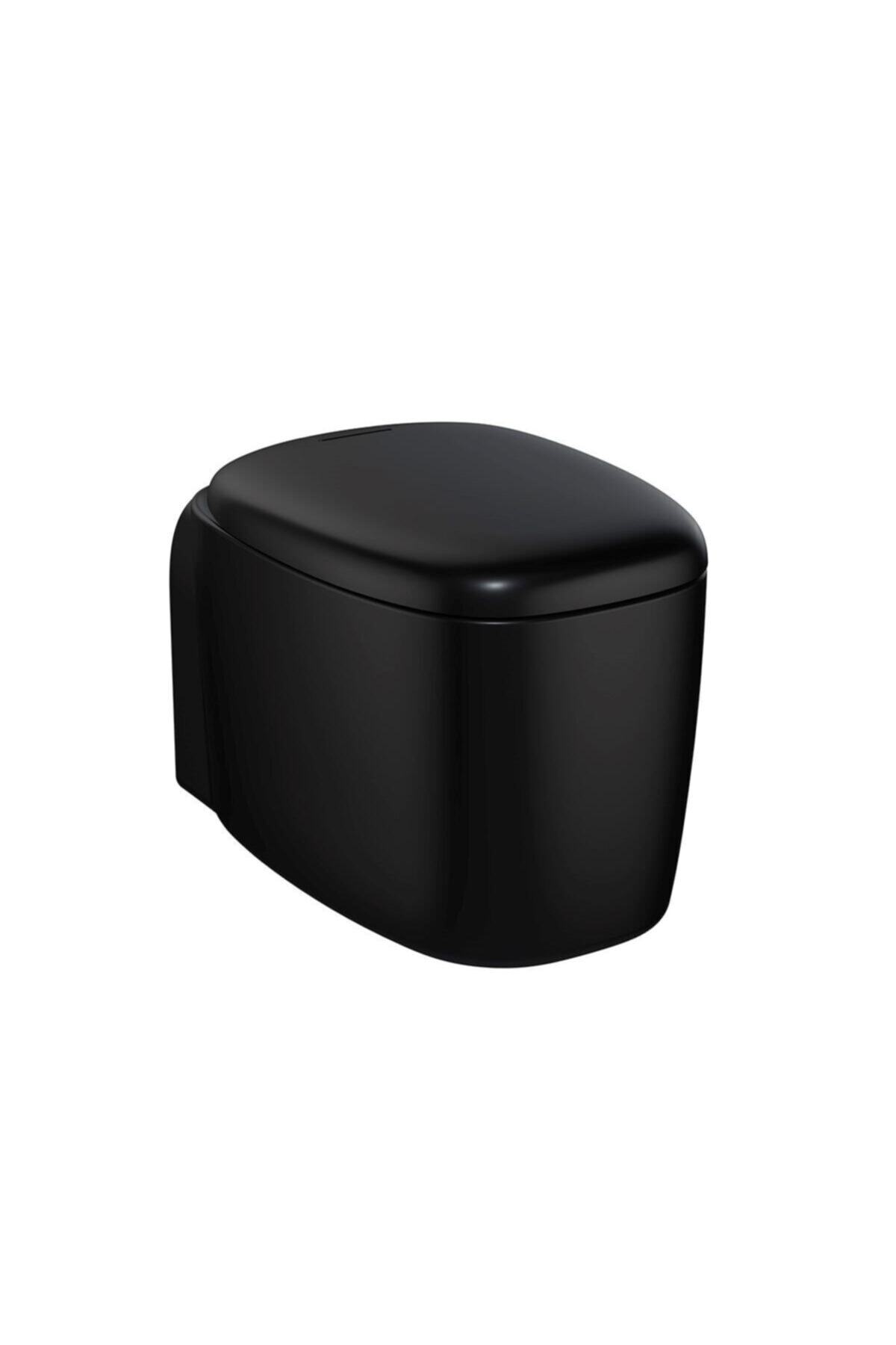 VitrA Plural 7830b483-0090 Rim-ex Asma Klozet, 55 Cm, Mat Siyah Fiyatı ...