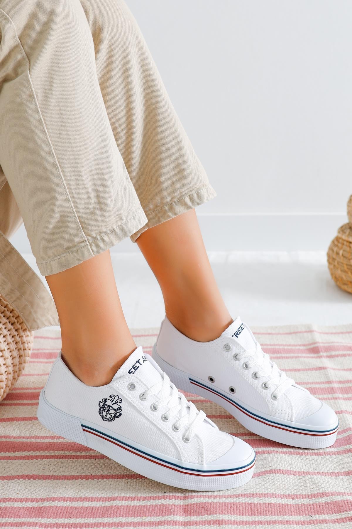 Street-Art BEYAZ Kadın Sneaker