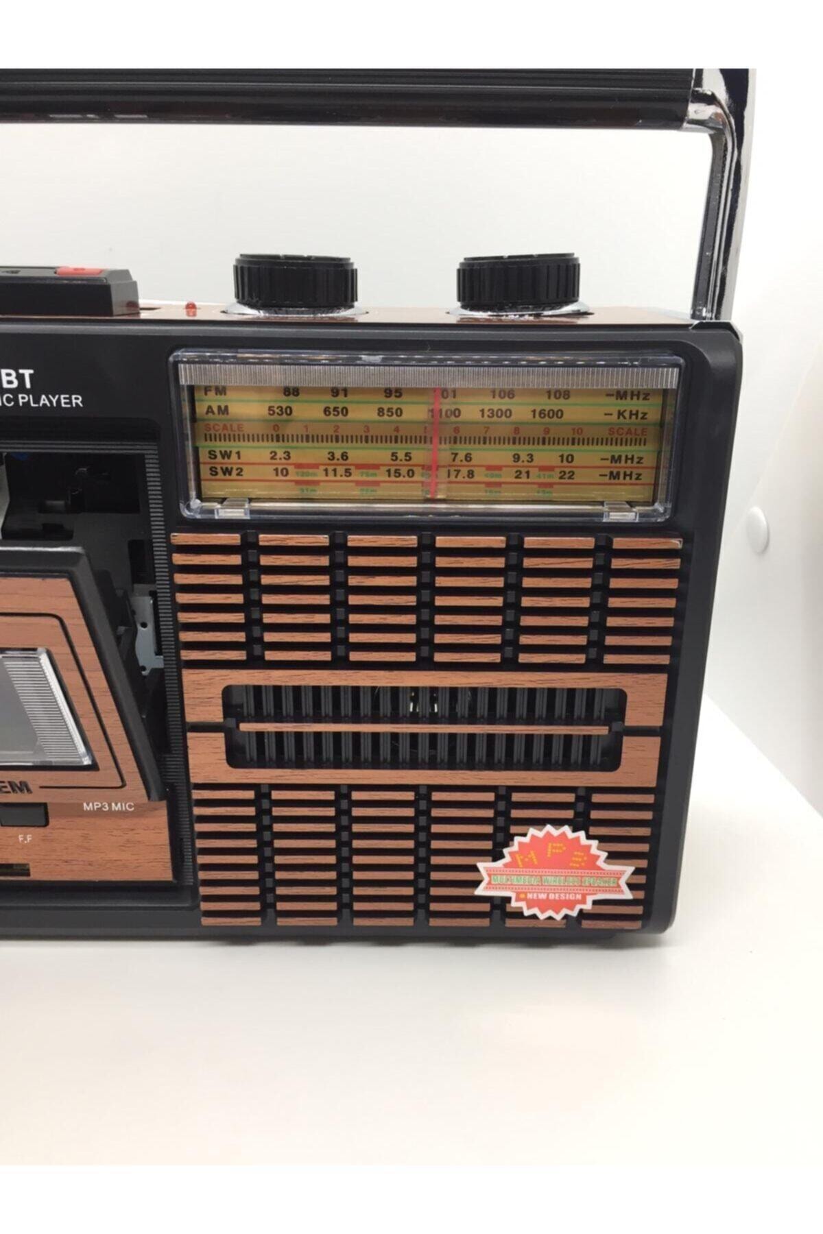 MKMTEKNOLOJİ Nostalji Radyo Büyük Boy Fm Radyo Usb Sd Kart Radyo Kaset ...