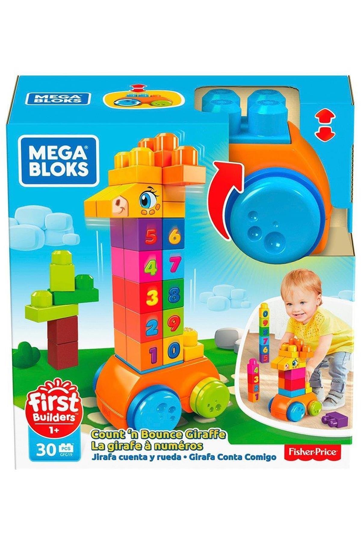 Mattel Marka: Gfg19 Mega Bloks® Matematik Arkadaşı Zürafa / +1 Yaş ...