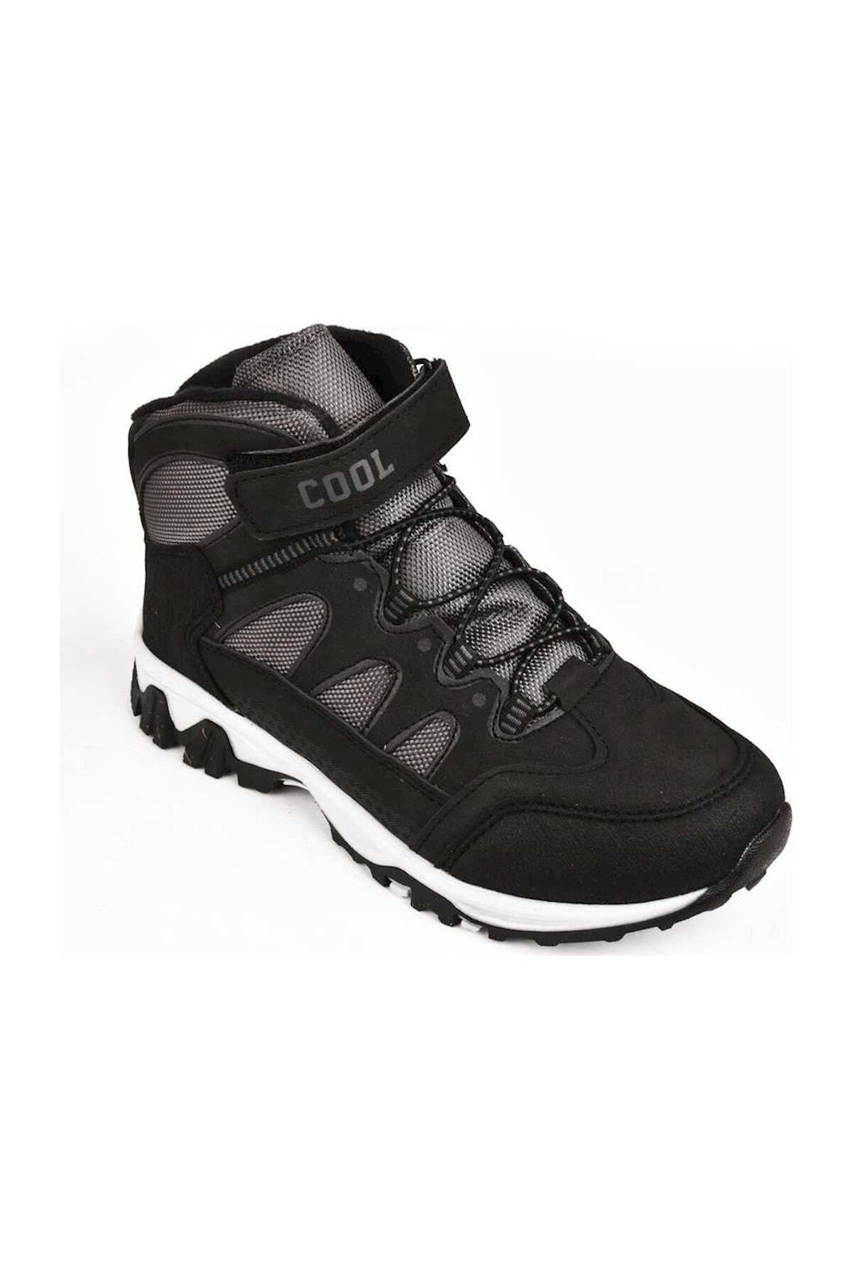 Cool Unisex Çocuk Siyah Spor Bot St00417