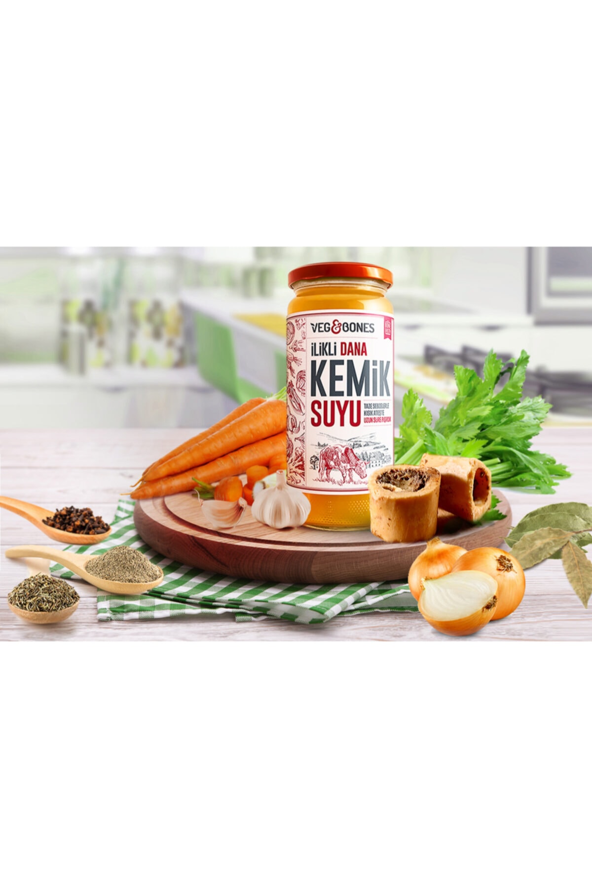 Veg&Bones Ilikli Kemik Suyu 480ml x 6 Adet Fiyatı, Yorumları - Trendyol