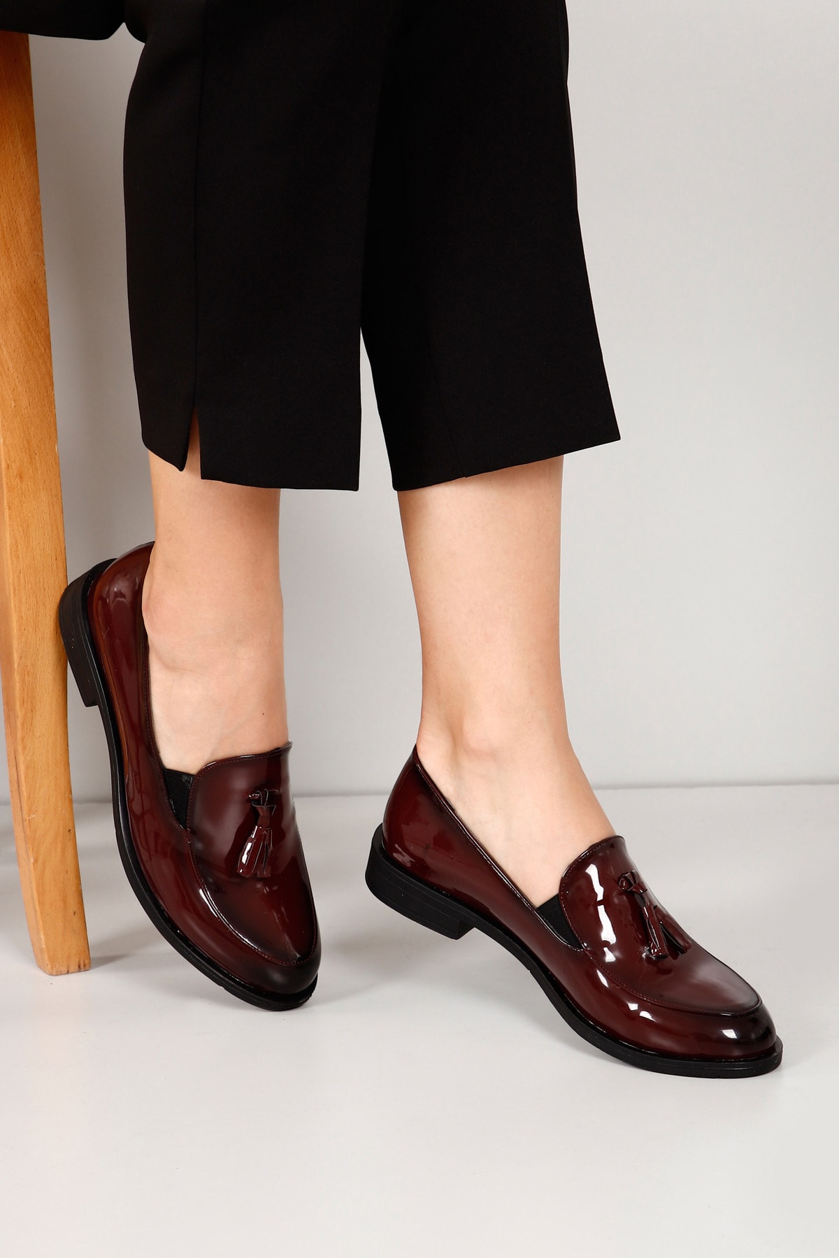 G.Ö.N Kadın Bordo Günlük Ayakkabı 37103