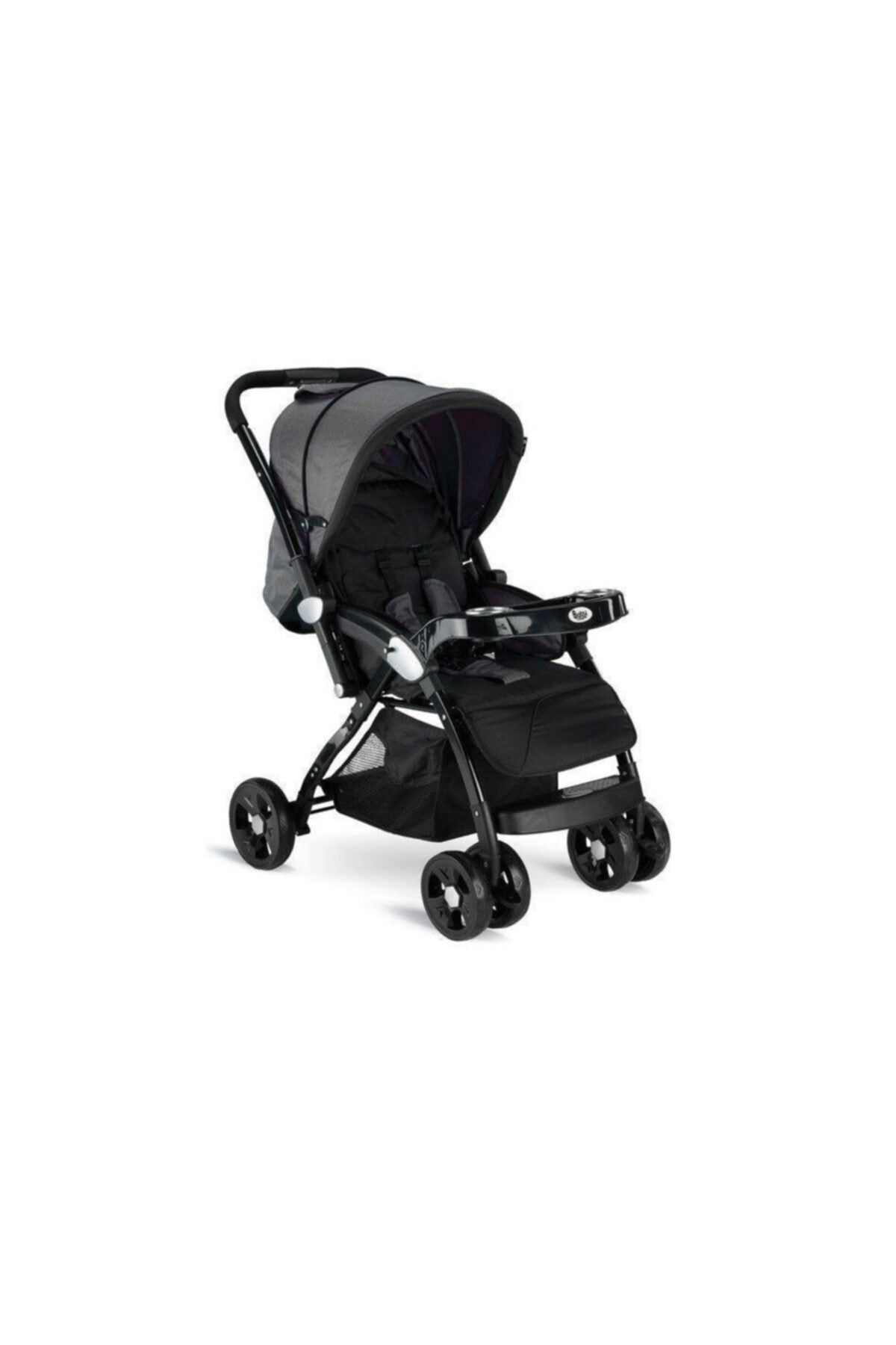 BabyHope Füme Süper Grand Çift Yönlü Bebek Arabası Bh3055 BabyHope Füme Süper Grand Çift Yönlü Bebek Arabası Bh3055