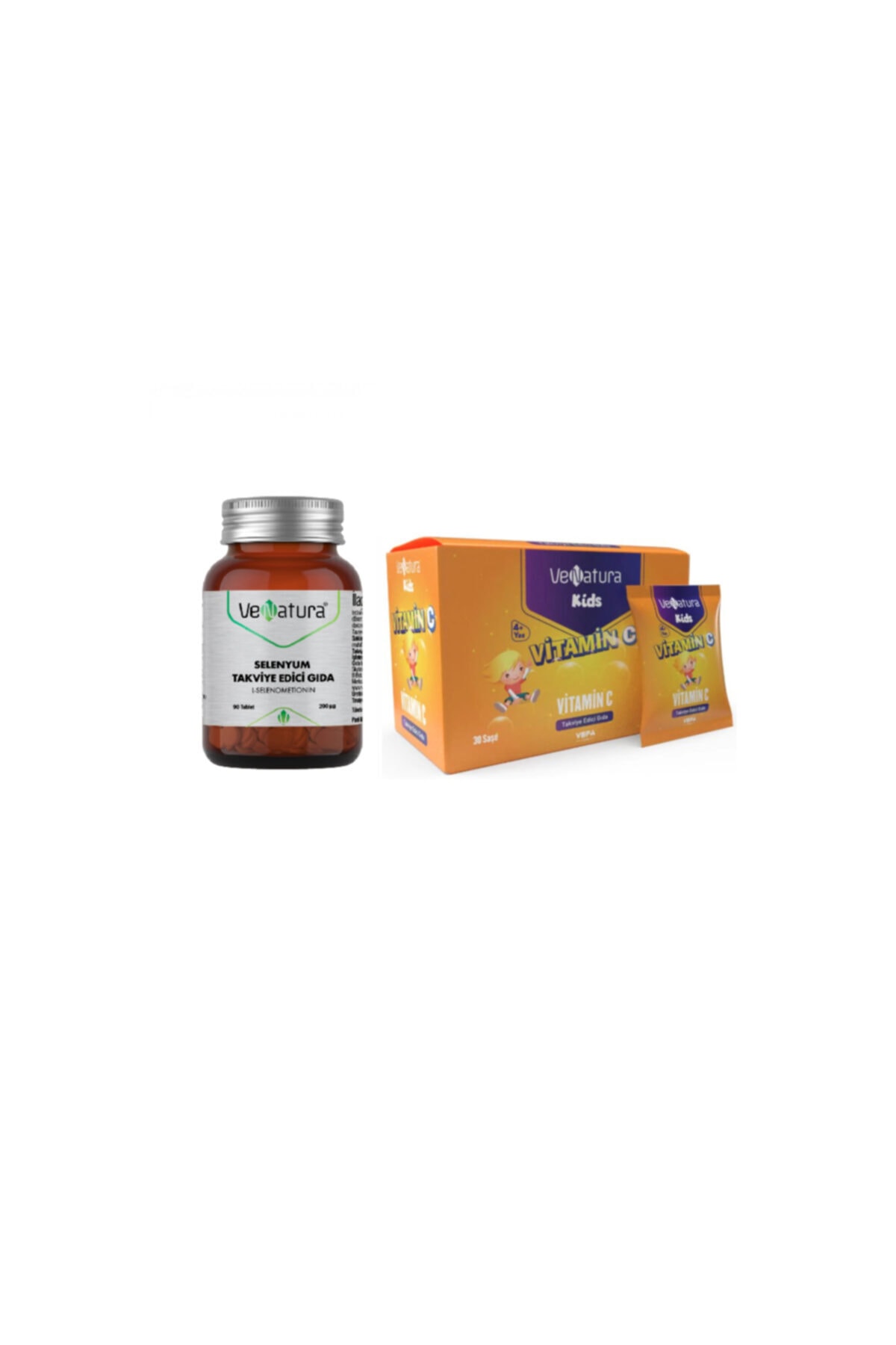 Venatura 90 Tablets of Selenium Supplement and 30 Sachets of Kids ...