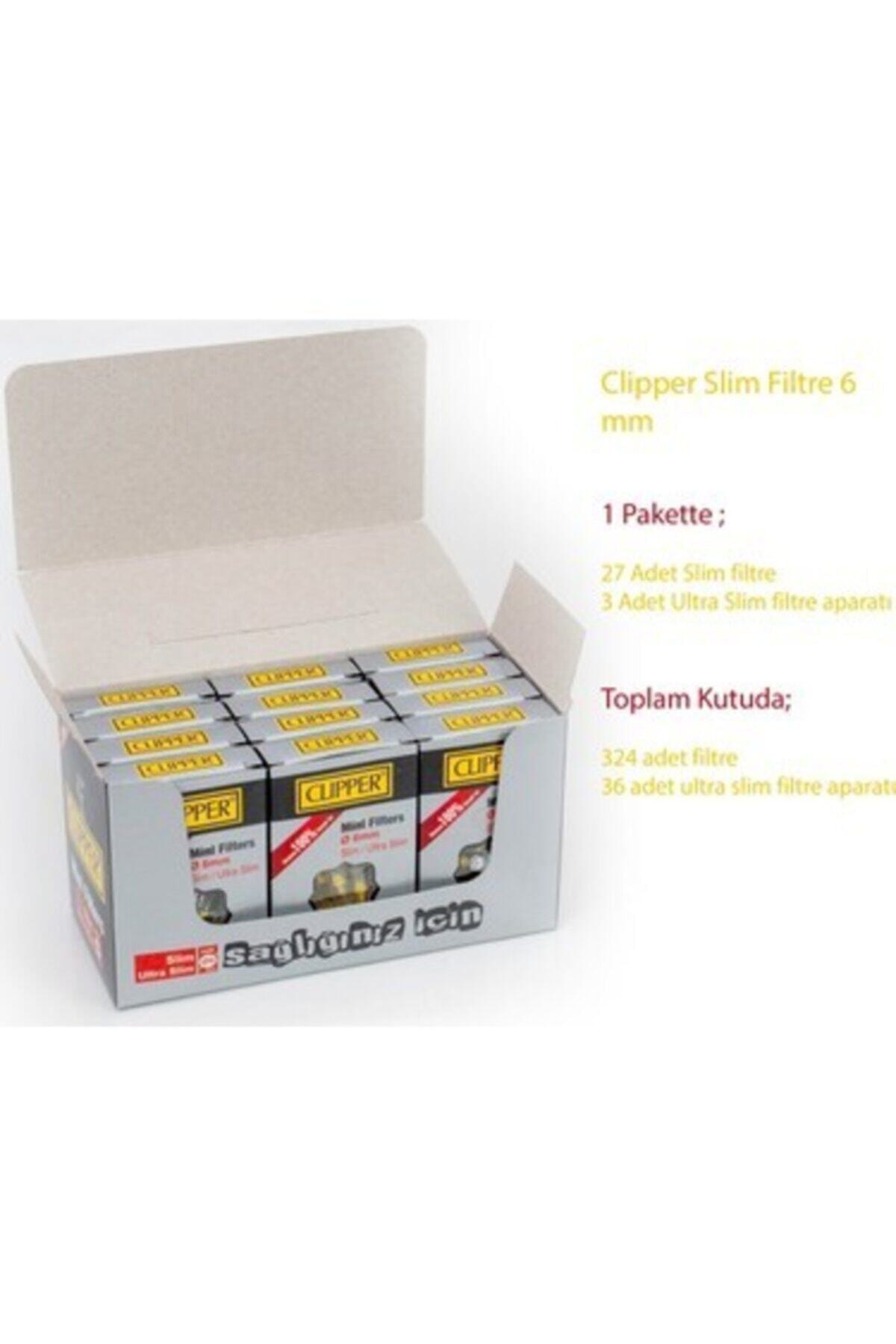 Clipper Slim Ağızlık Filtre 30'lu 12 Paket 360 Adet (ÜRÜN SLENDER ...