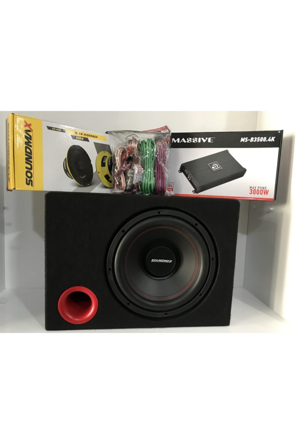 Soundmax Ful Set Komple Tesisat Amfi Bas Kablo Midrange - Fiyatı, Yorumları