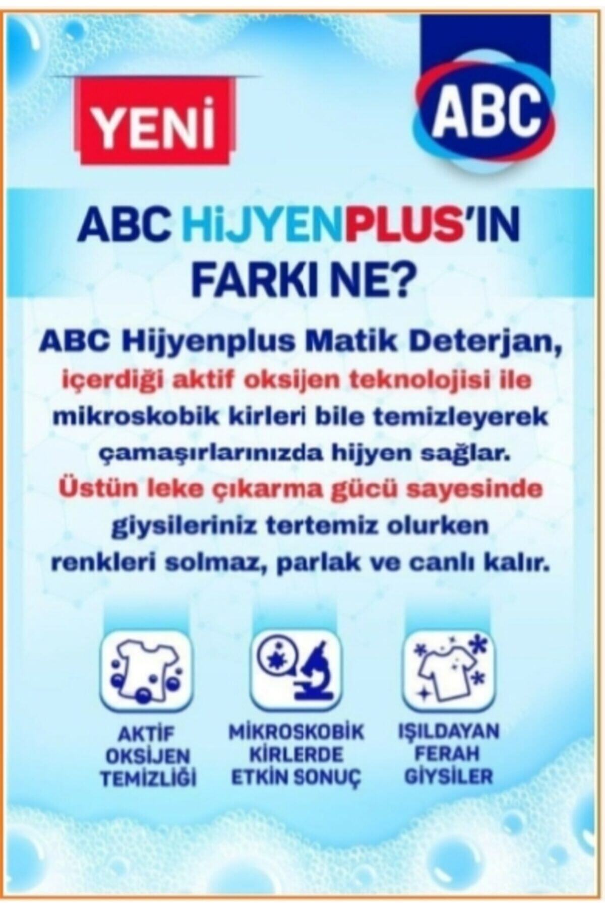 ABC Matik Hijyen Plus Toz Çamaşır Deterjanı 36 Yıkama (1 X 5,5 KG ...
