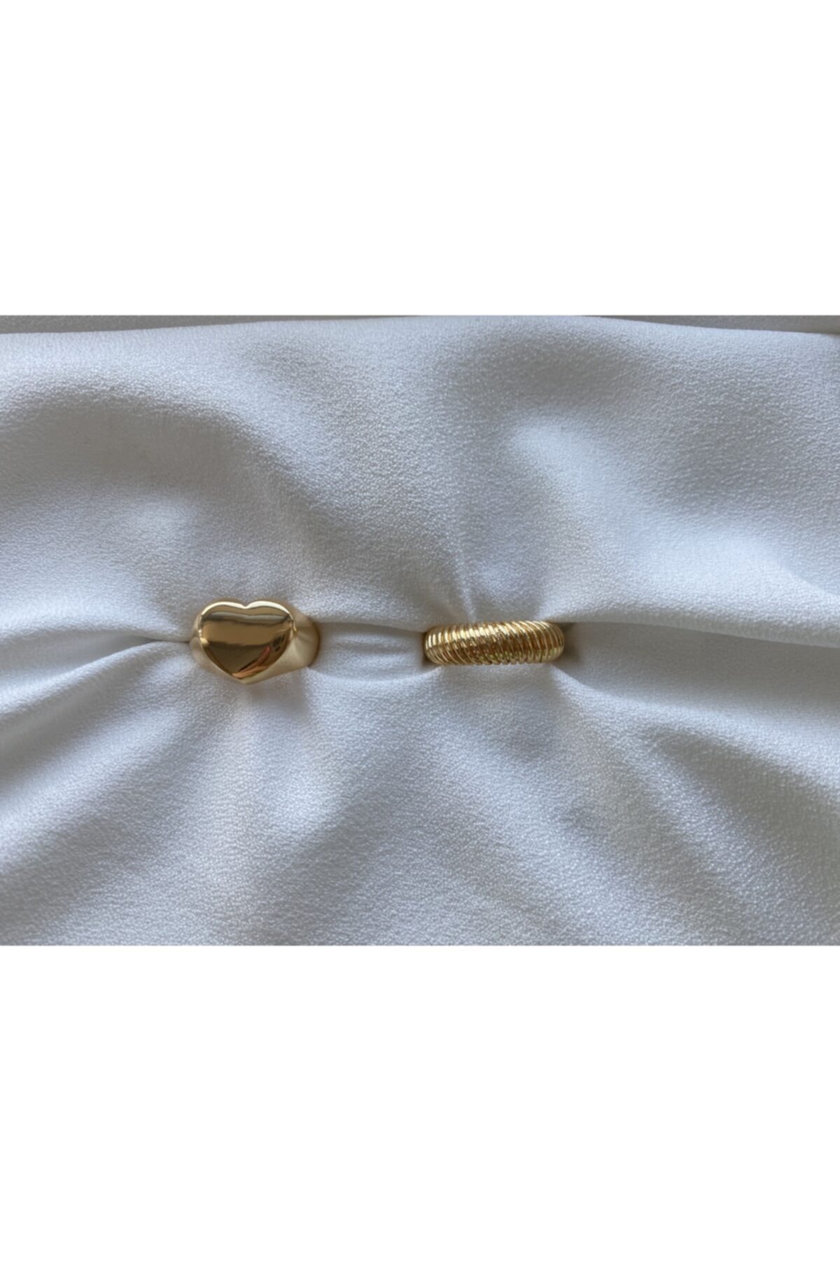 MAU MA Gold 2'li Yüzük Seti Fiyatı, Yorumları - Trendyol