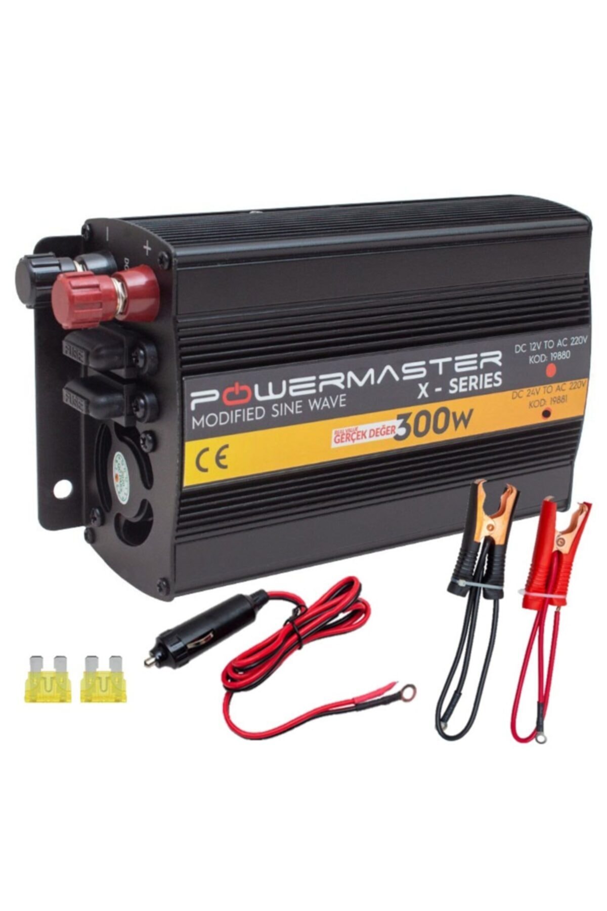 Powermaster Pwr300-24 24-220 Volt 300 Watt Inverter Invertör Çevirici ...