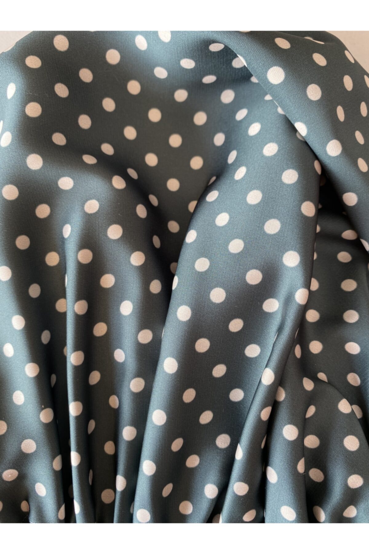 pistore Kıvırcık Saçlılar Için Yeşil Puantiyeli Saten Bone Ve Toka Seti ...