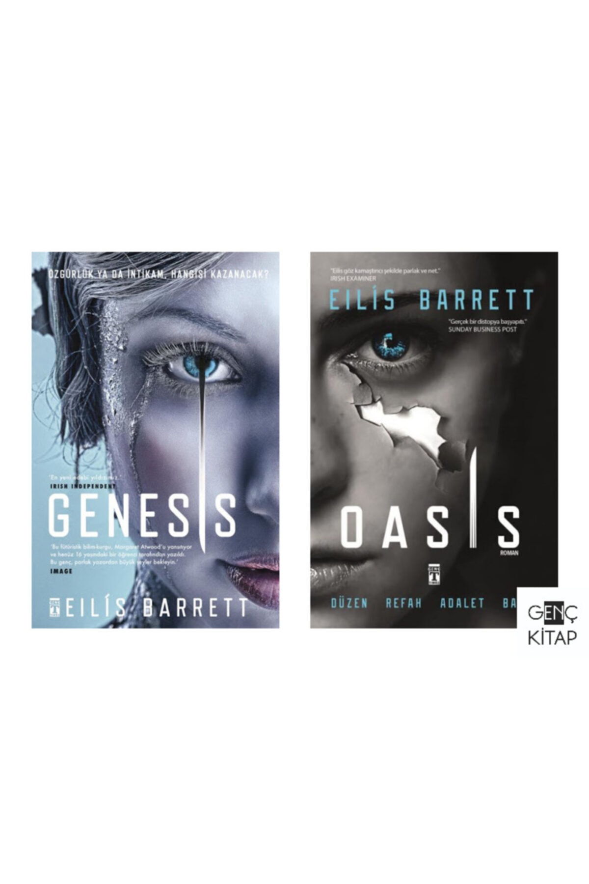 Genç Timaş Oasis - Genesis Eilis Barrett Roman Set 2 Kitap Bilim Kurgu ...