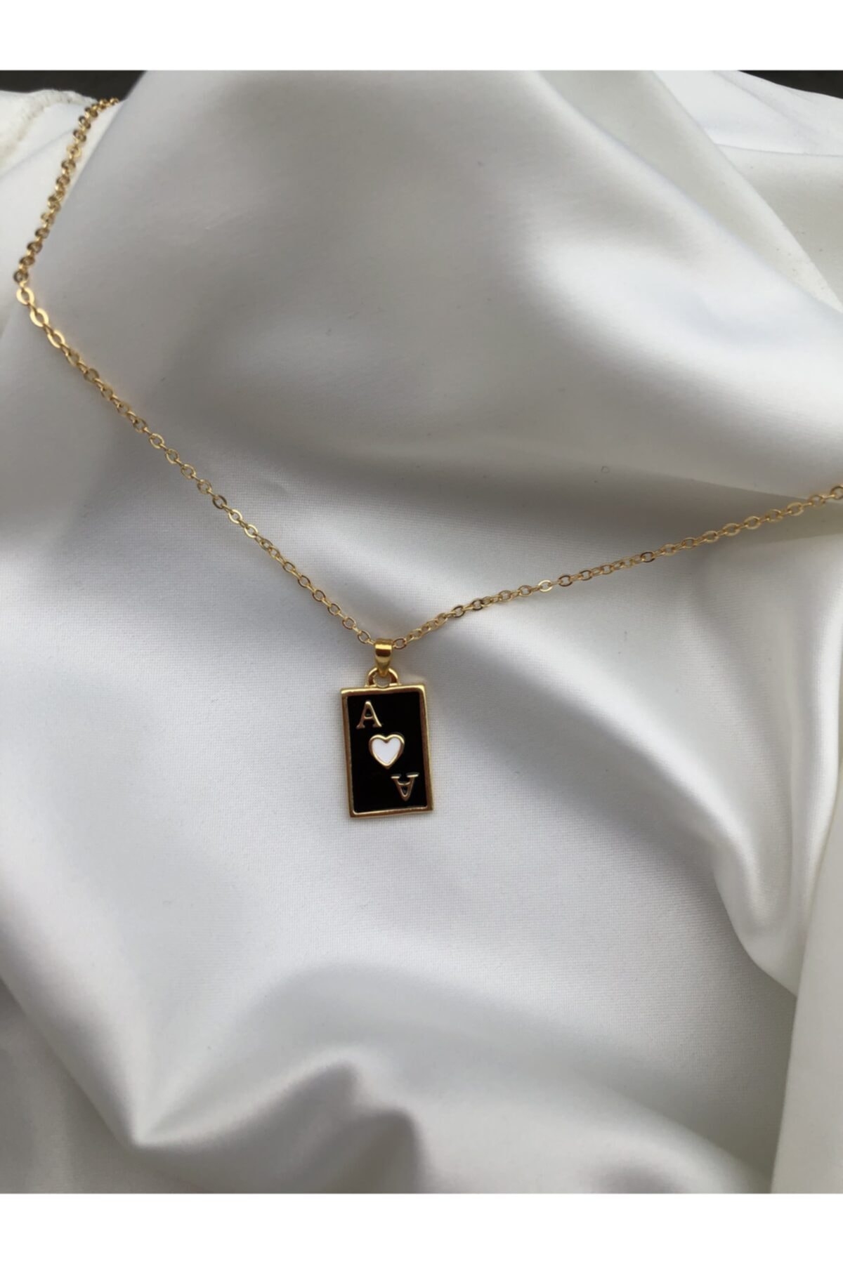 Claritas Takı Altın Kaplama Dikdörtgen Kupa As Kolye Fiyatı, Yorumları ...