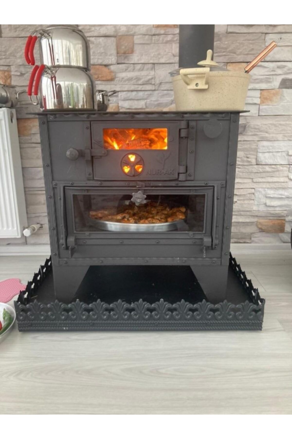 Nurak Kuzine Soba Nurak Odun Yakıtlı Camlı Rize Kuzinesi Fiyatı, Yorumları - Trendyol