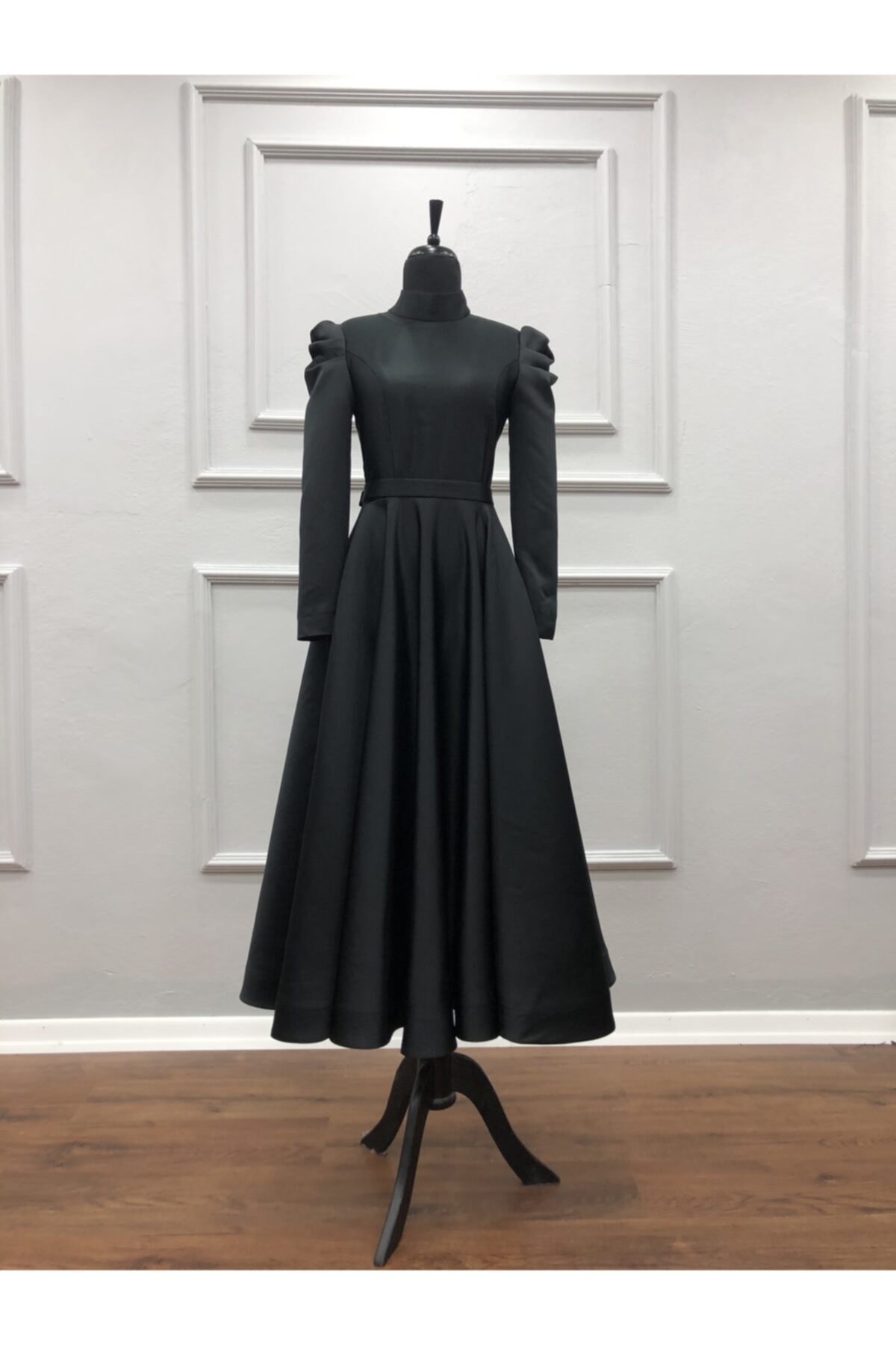 sade abiye Siyah Omuzdan Büzgülü Sade Abiye Fiyatı, Yorumları - Trendyol