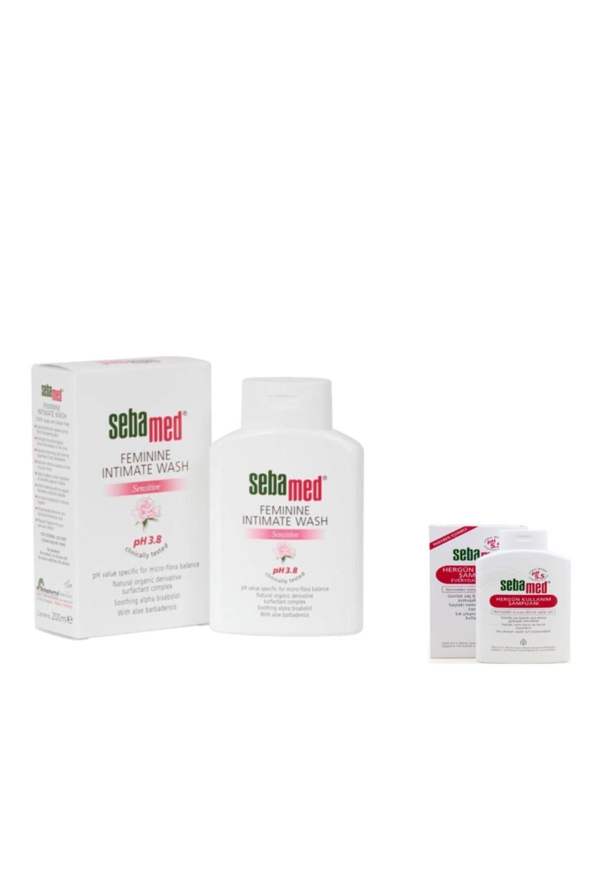 Sebamed Feminine Intim Yıkama 200 Ml + Everyday Shampoo 200 Ml Hergün ...