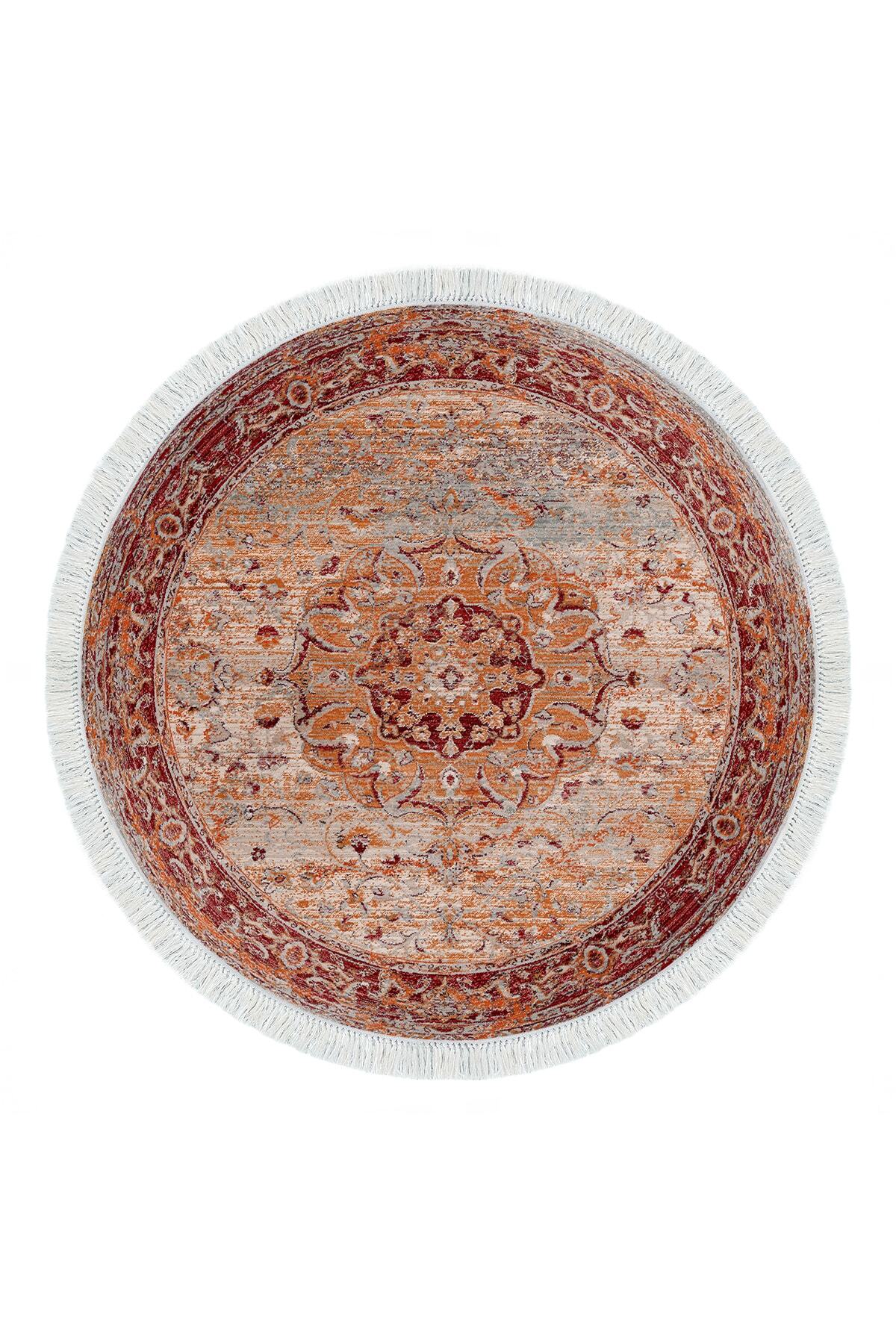 Alanur Home Eko Trend Dijital Kaymaz Taban Salon Halısı P1356 Yuvarlak ...