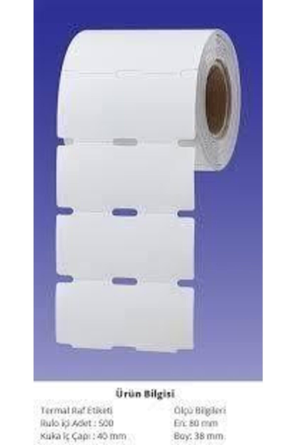 Genel Markalar Orjinal Argox 80*38 Yatay Raf Etiketi Ortadan Çentikli 1 ...