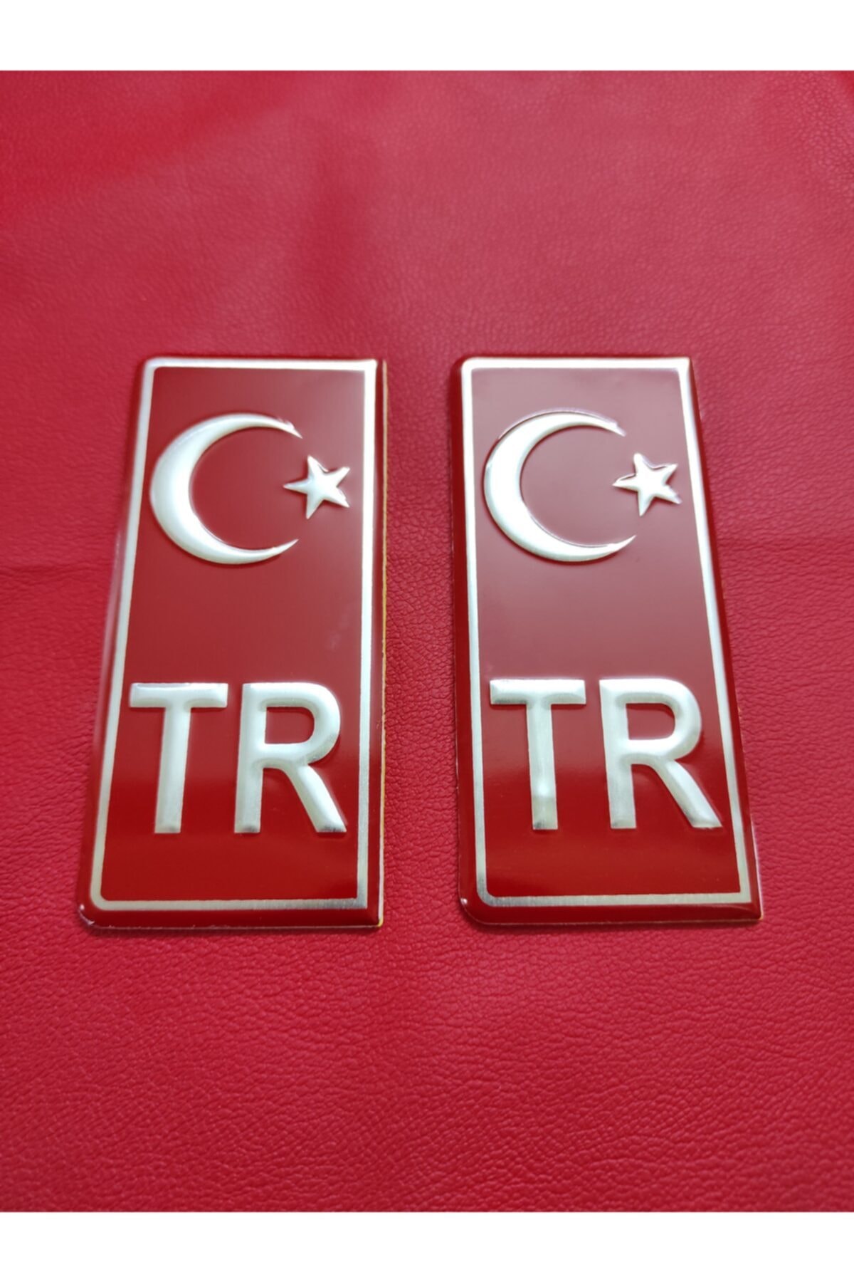 SÜSLEN Tr Plaka Kabartma Sticker 2'li - Türkiye Plaka Pleksi Kabartma ...