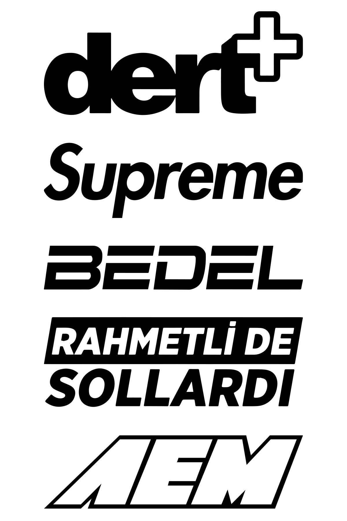 modecal Arka Cam Sticker Set Oto Sticker Araba Sticker 20 X 38 Cm ...