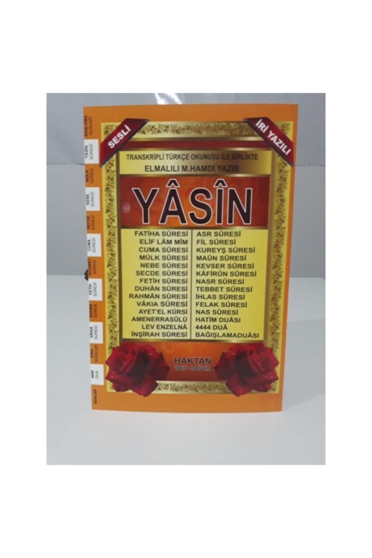 Haktan Yayın Dağıtım Rahleboy Türkçe Okunuşlu 192 Sayfa Yasin-i Şerif ...