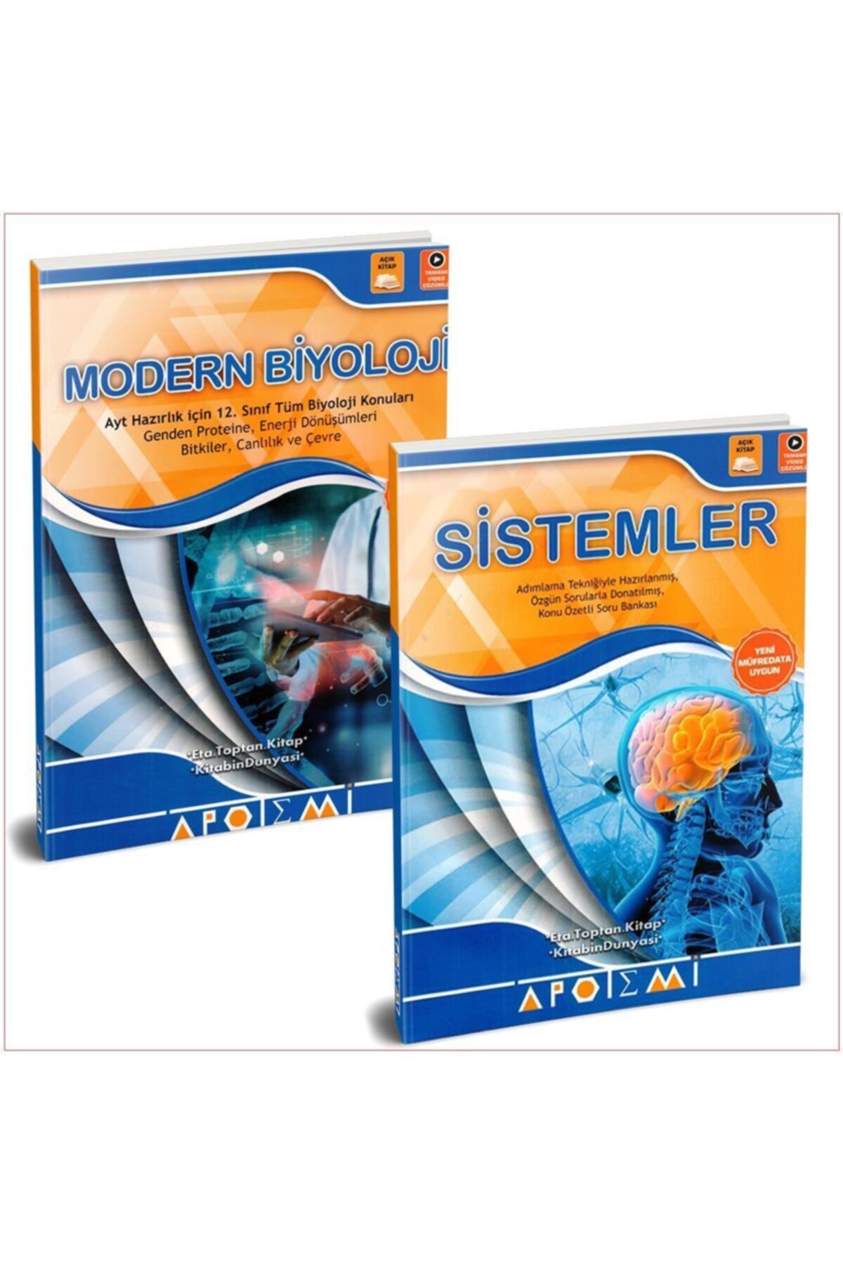 Apotemi Yayınları Apotemi Ayt Modern Biyoloji Sistemler Fasikül Seti 2 Kitap Yeni 2021 - Fiyatı ...