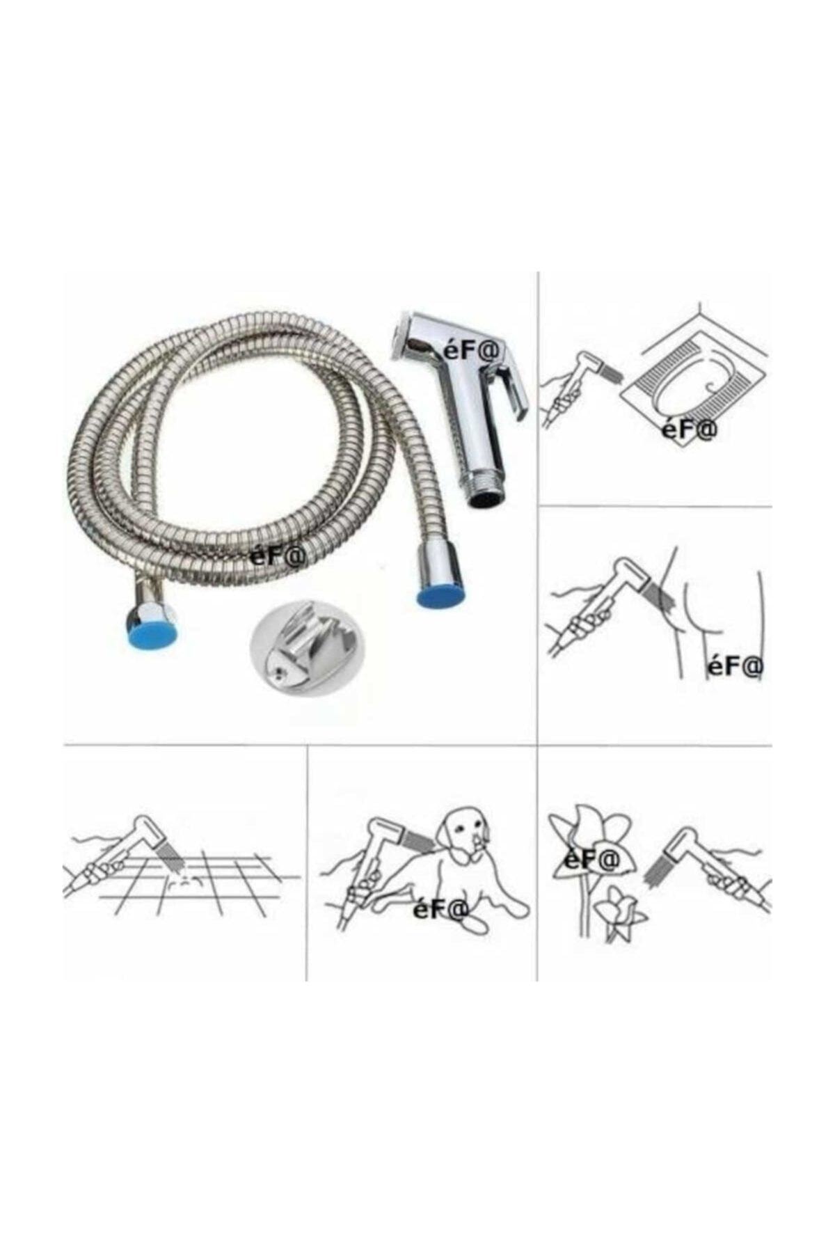 Gms Taharatmatik Şattaf Taharet Musluk Seti El Tuvalet Sprey Tabanca ...