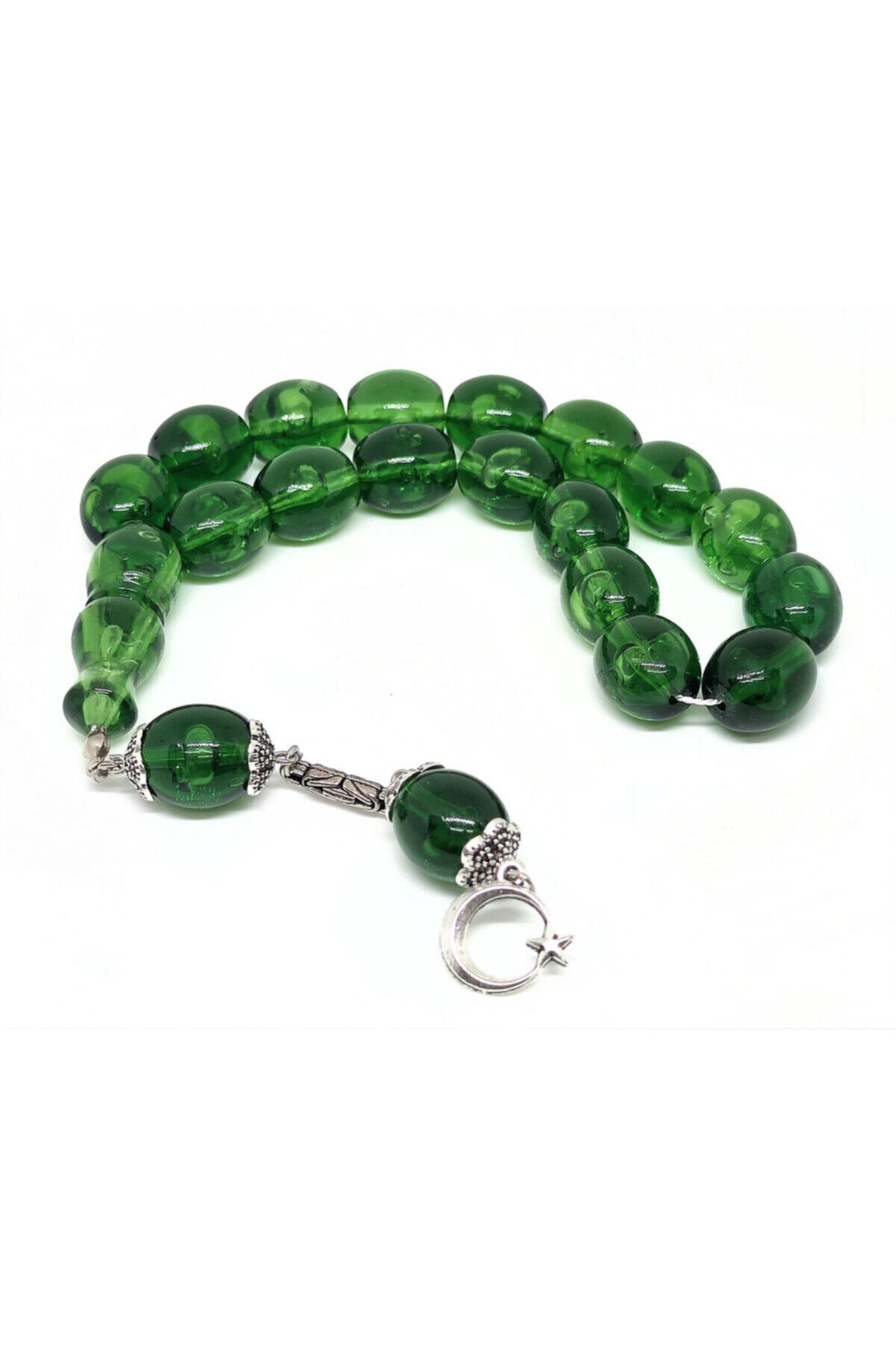YALÇIN TESBİH 15x14 Mm Efe Boy 17`li Akrilik Tesbih Yeşil Renk - Fiyatı ...