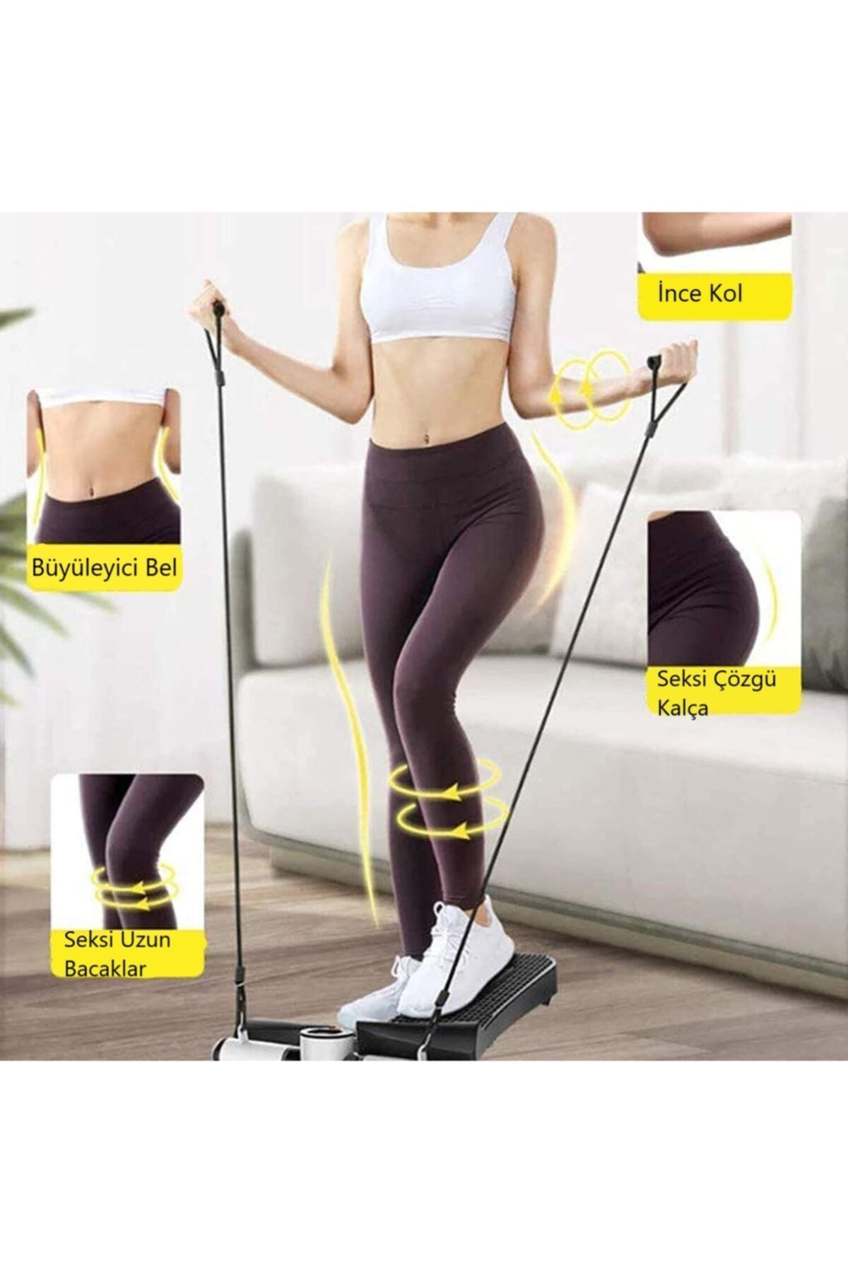 Genel Markalar Ipli Fitness Stepper Egzersiz Aleti Total Body Twister ...