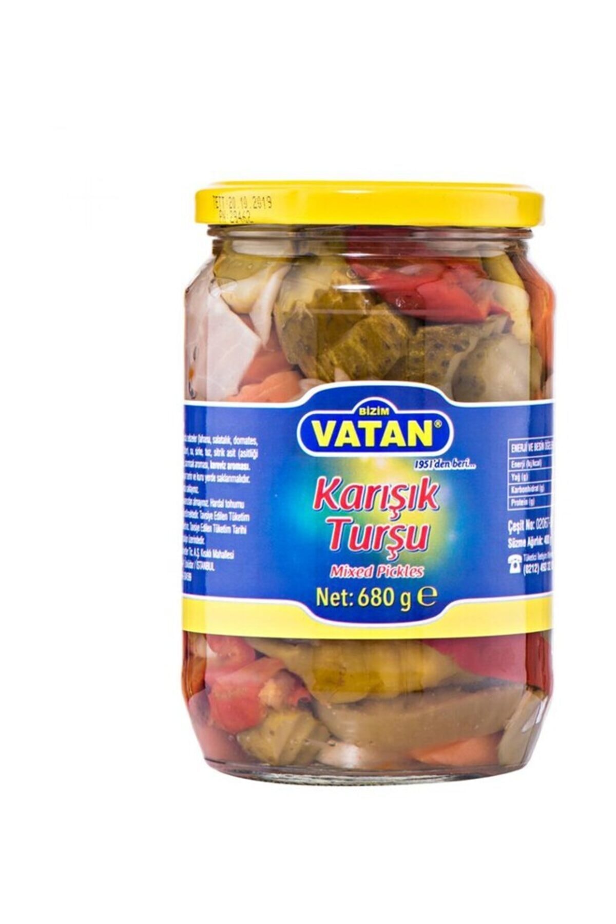 Genel Markalar Karışık Turşu 680 Gr Fiyatı, Yorumları - Trendyol