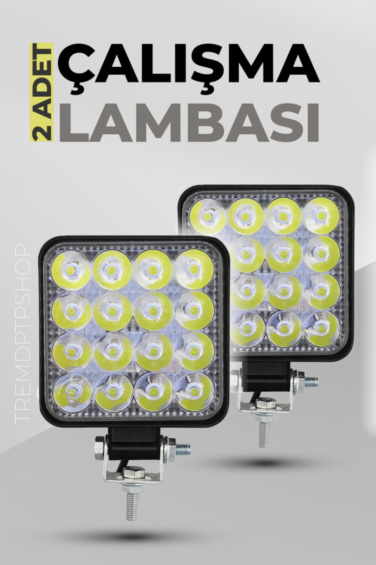 C9 16 Ledli Çalışma Lambası 12-24v Off Road Led Lamba 2 Adet - Fiyatı ...