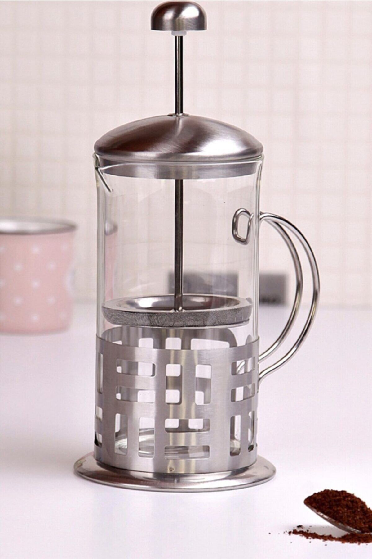 Genel Markalar Chef Star Paslanmaz Kahve Ve Çay French Press 350 Ml