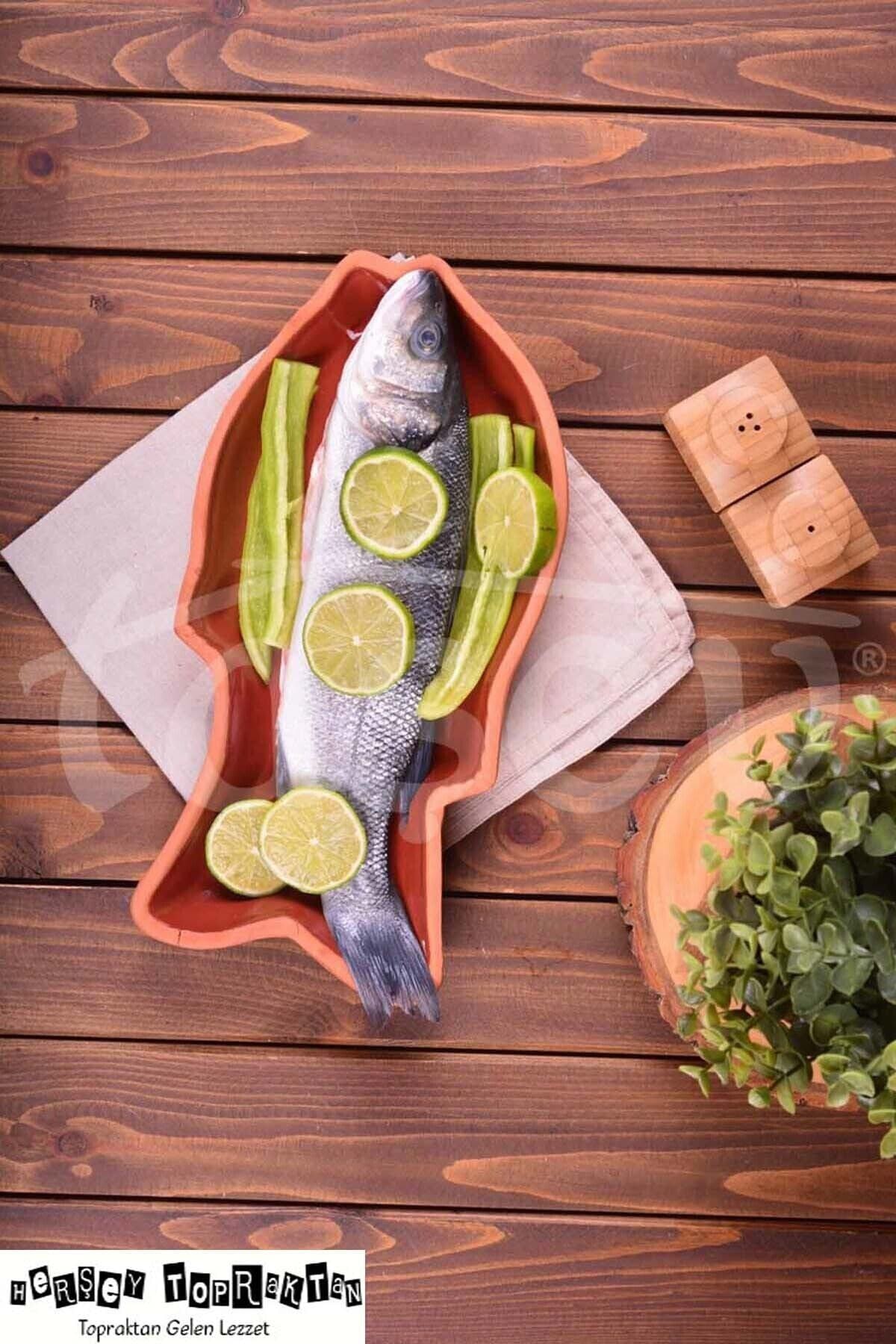 HerşeyTopraktan Toprak Güveç Çupra - 30 X 16 Cm Balık Güveç Fiyatı ...