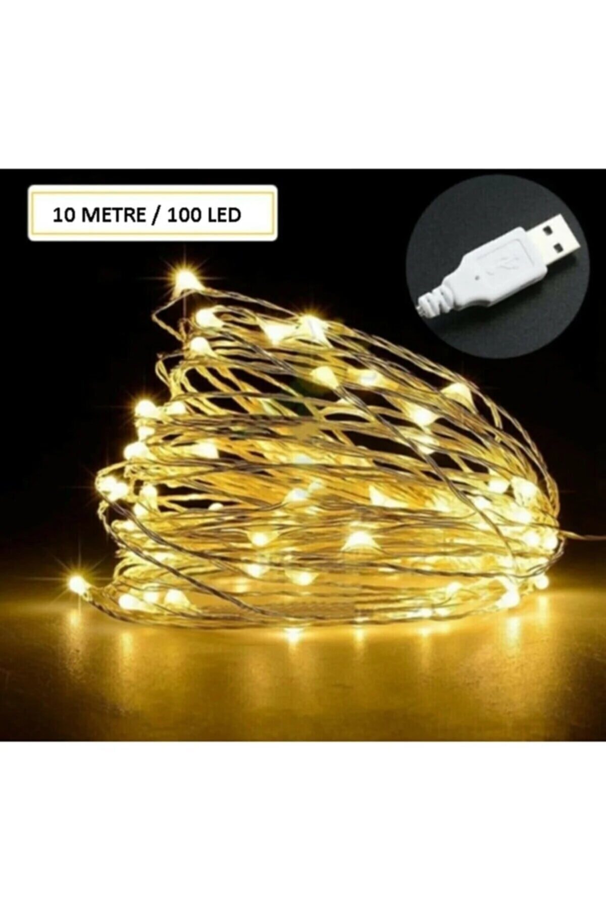 DDTREND Usb Ile Çalışan Peri Led Işık 10 Metre Gün Işığı Dekoratif ...