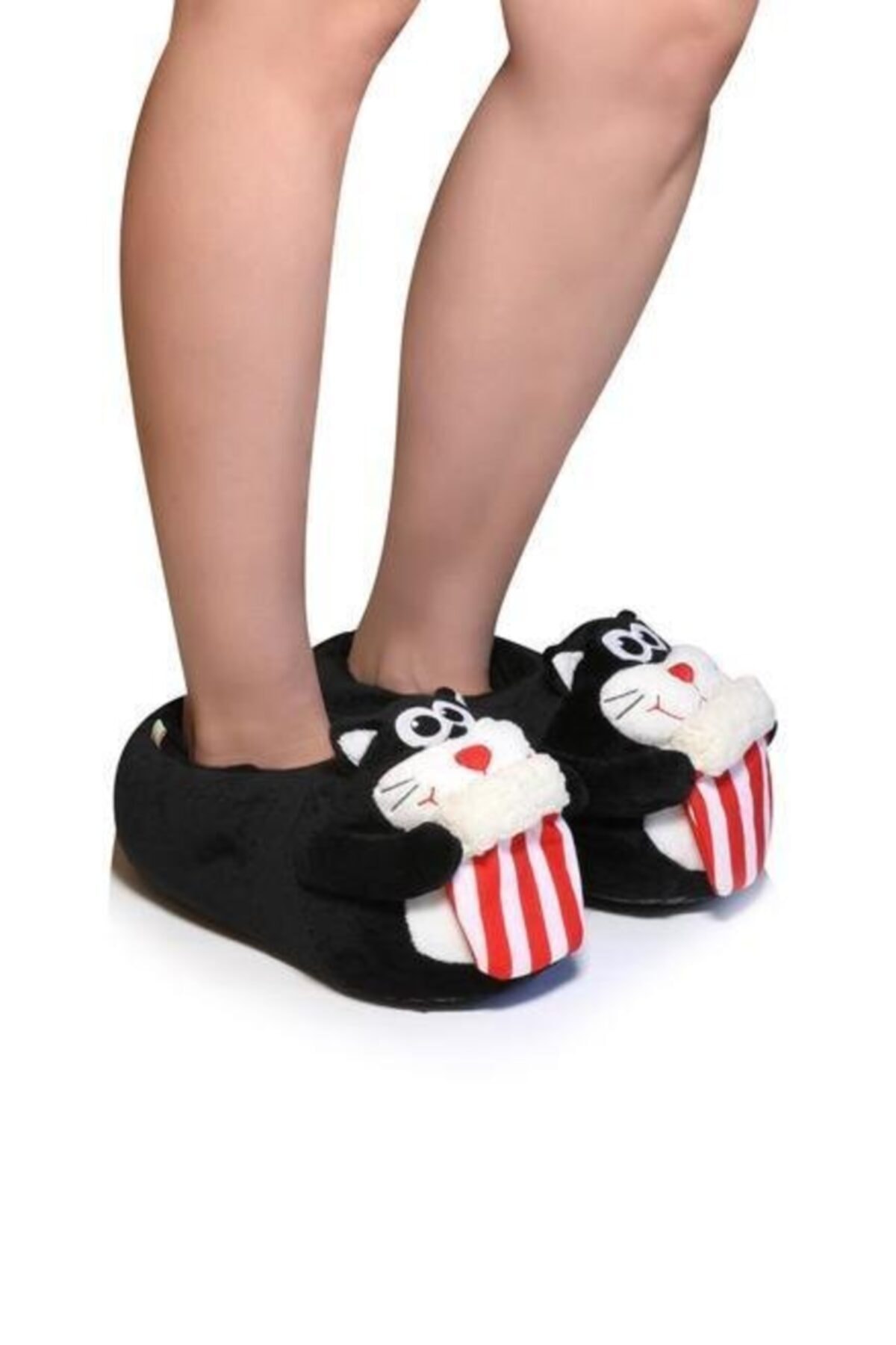 Twigy Tt0744 Tw Catcorn Siyah Kadın Hayvan Figürlü Panduf Fiyatı ...