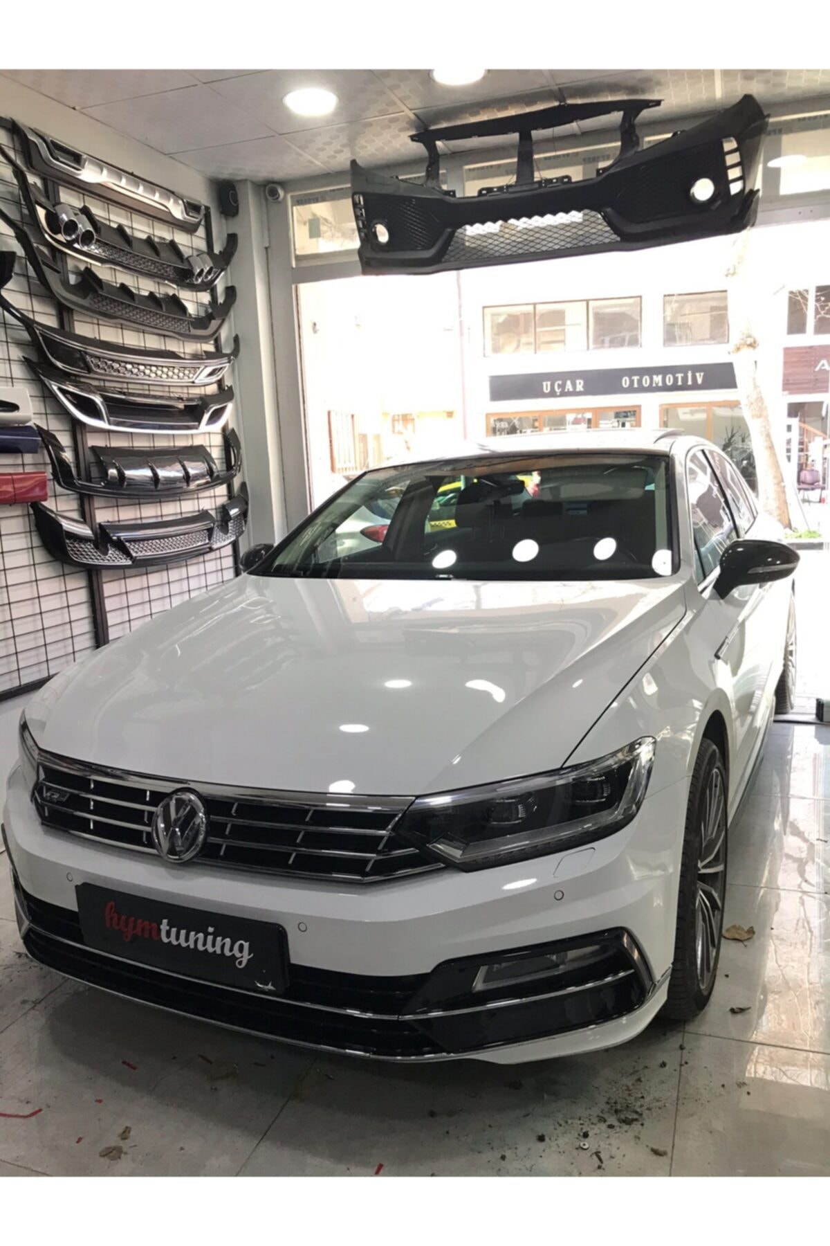 HYM TUNİNG Passat B8 R Line Ön Tampon + Panjur Seti 2015-2019 Arası ...