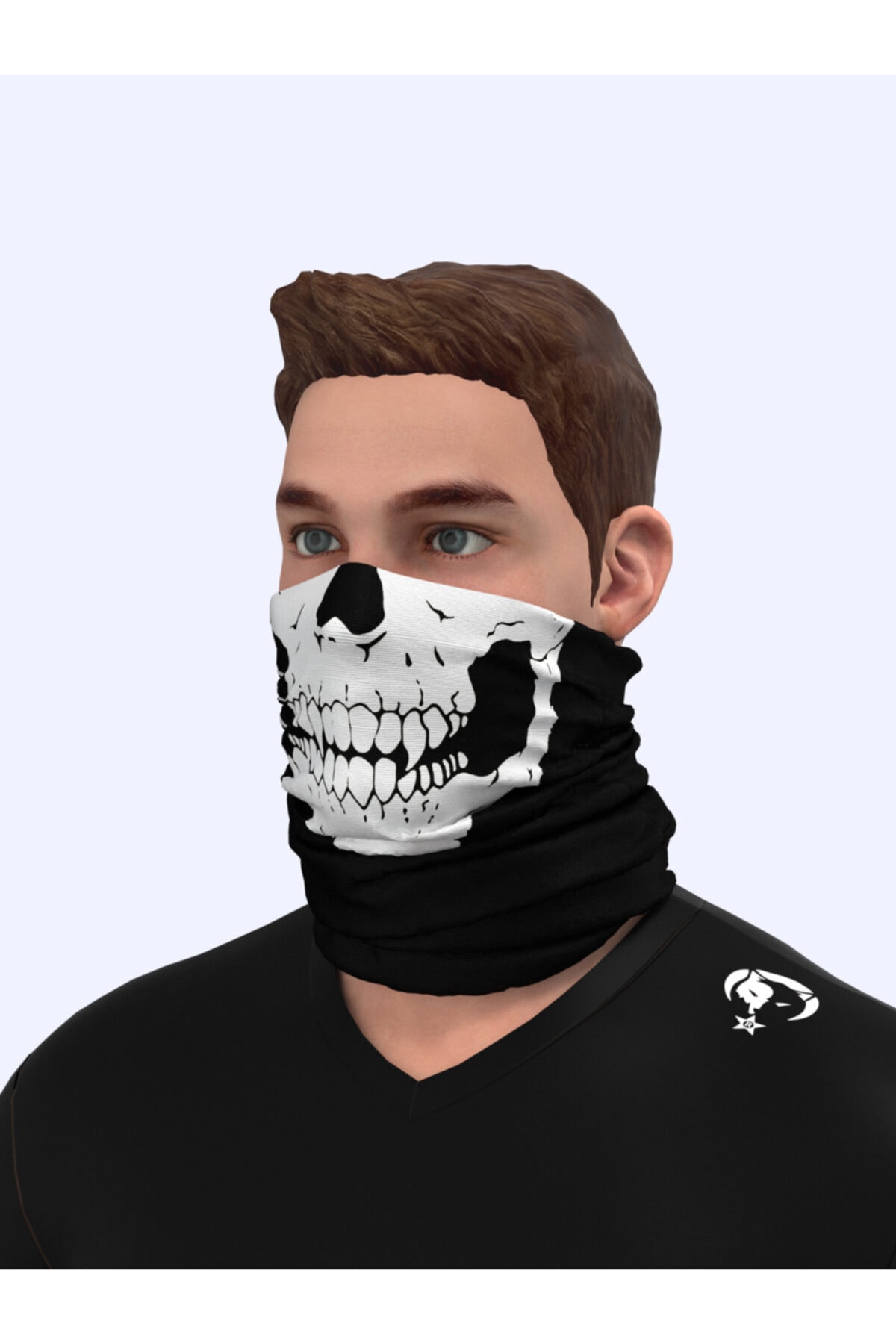 Işıl Işıl Kuru Kafa Iskelet Boyunluk - Motorcu Boyunluğu Fiyatı ...