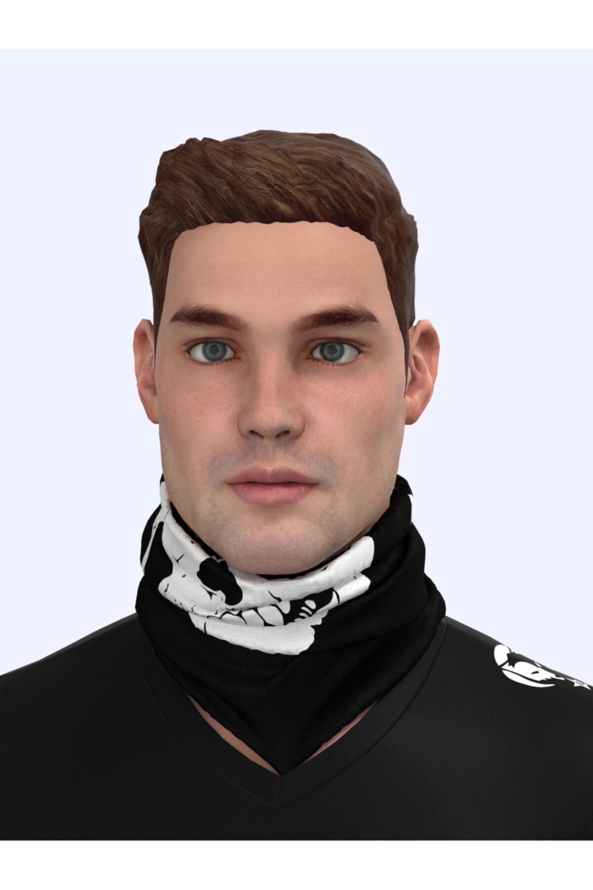 Işıl Işıl Kuru Kafa Iskelet Boyunluk - Motorcu Boyunluğu Fiyatı ...