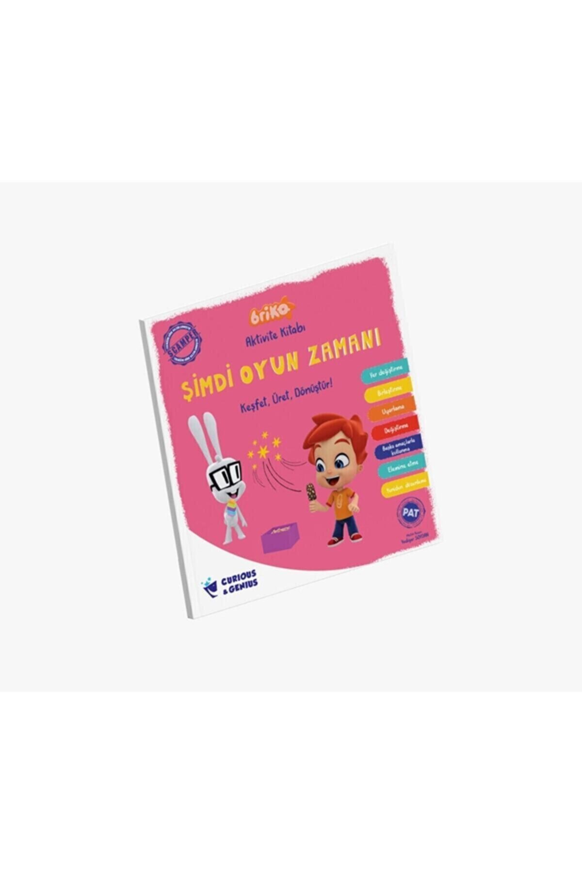 Curious&Genius Şimdi Oyun Zamanı - Briko Eğitici Aktivite Kitabı - Keşfet, Üret, Dönüştür ...