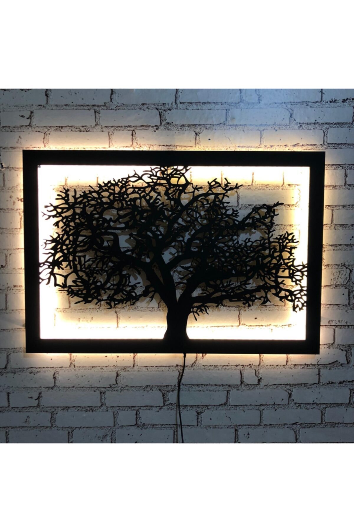 The Hope Shoes Üç Boyutlu Led Işıklı Ahşap Tablo Dilek Ağacı Figürü ...