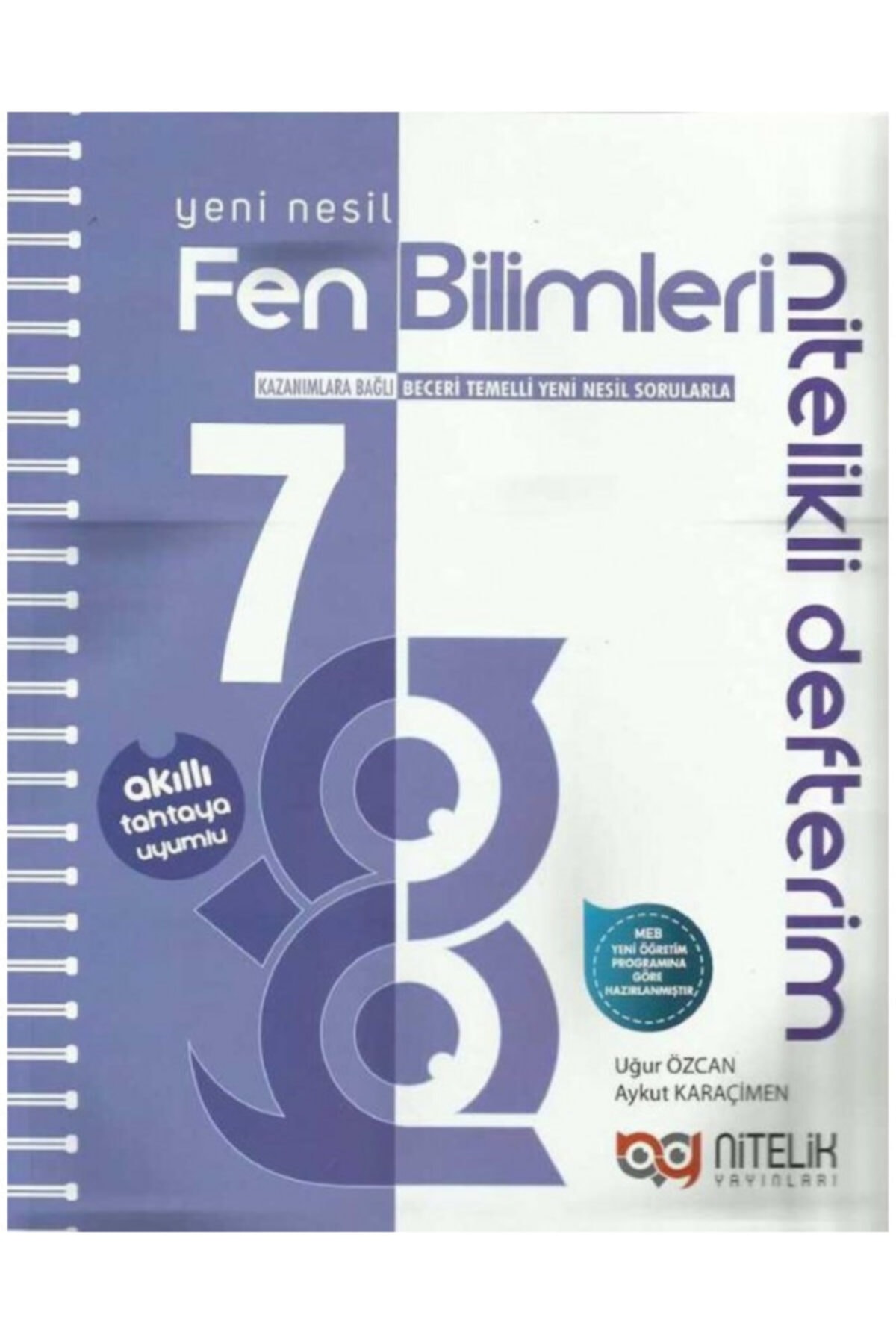 Nitelik Yayınları *yeni Baskı* 7.sınıf Akıllı Defter Fen Bilimleri Yeni ...